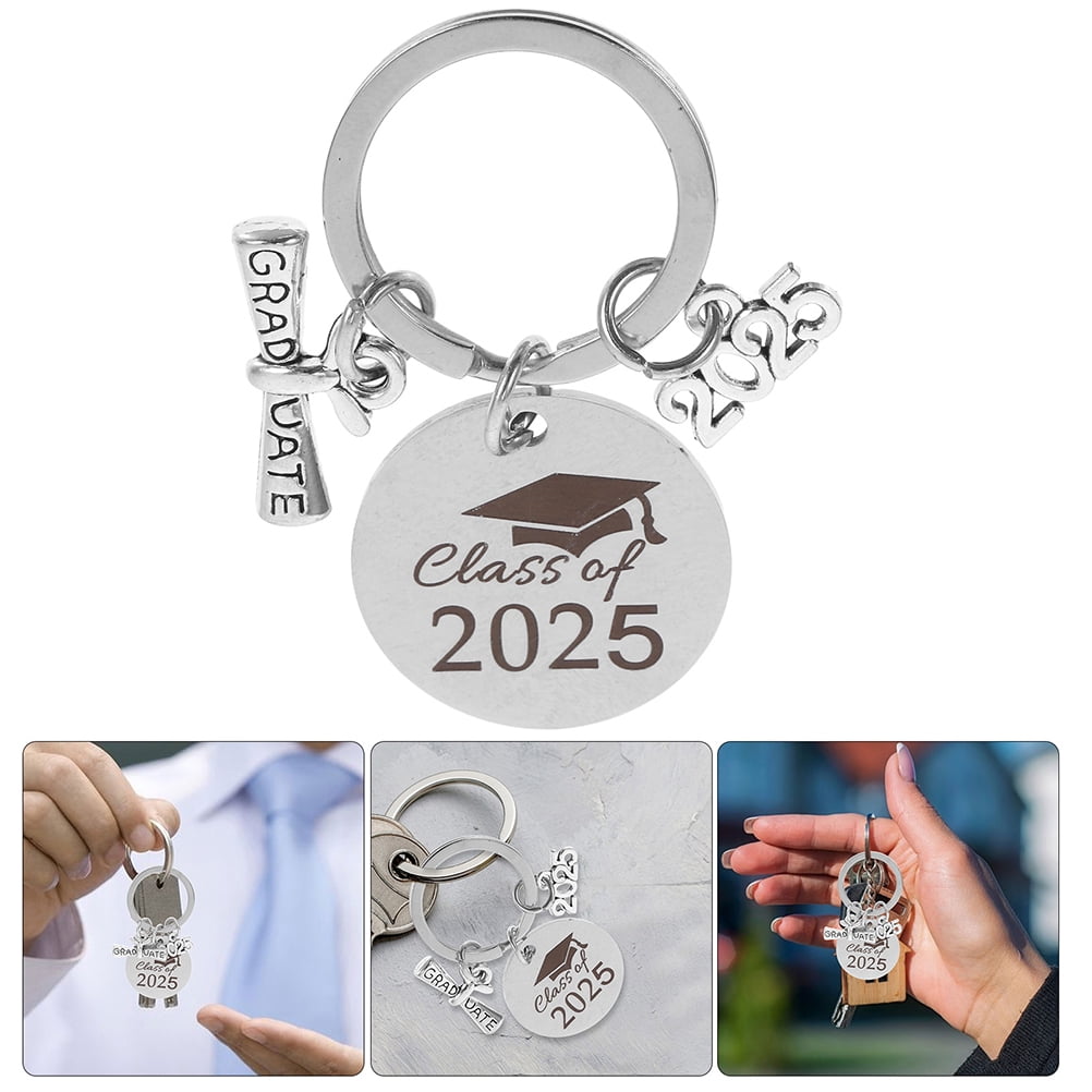 OUNONA Graduation Keychain 2025 Inspirational Graduates Keyring 25mm ...