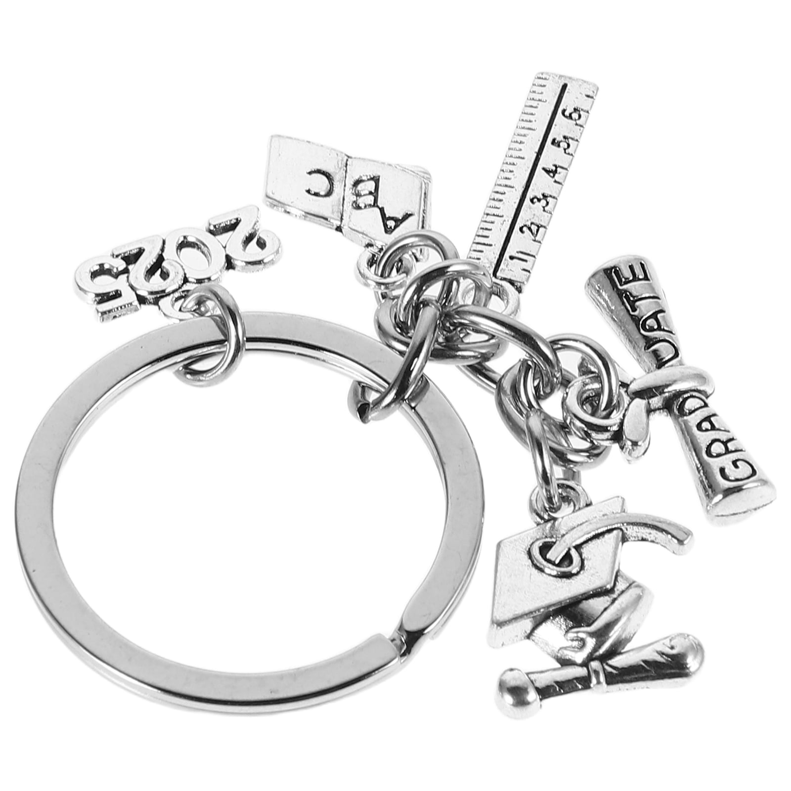 OUNONA Graduation Keychain For Student 2025 Mortarboard Class Badge Key ...