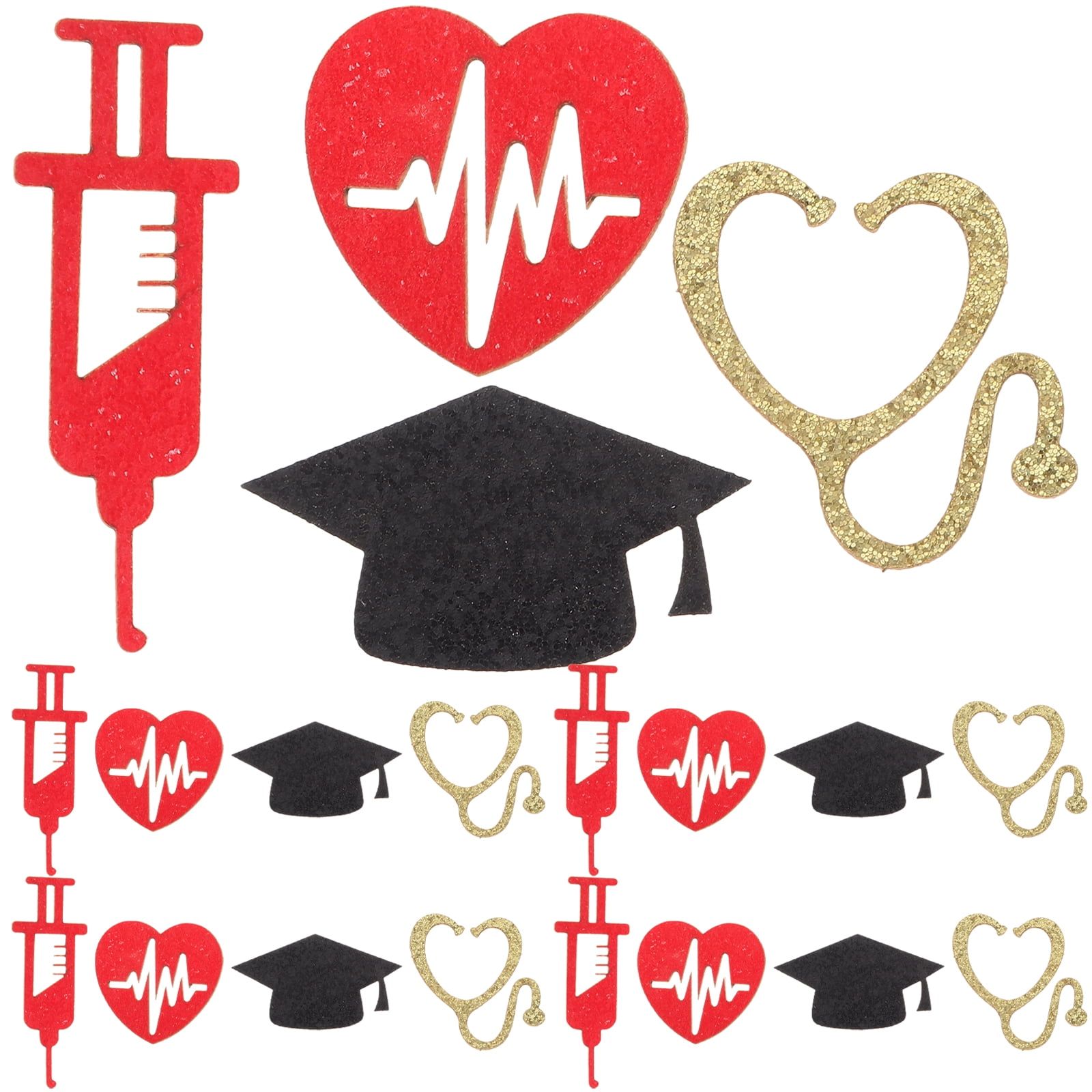 OUNONA 1Pack Assorted Color Nurse Graduation Confetti Paper Scatter for ...