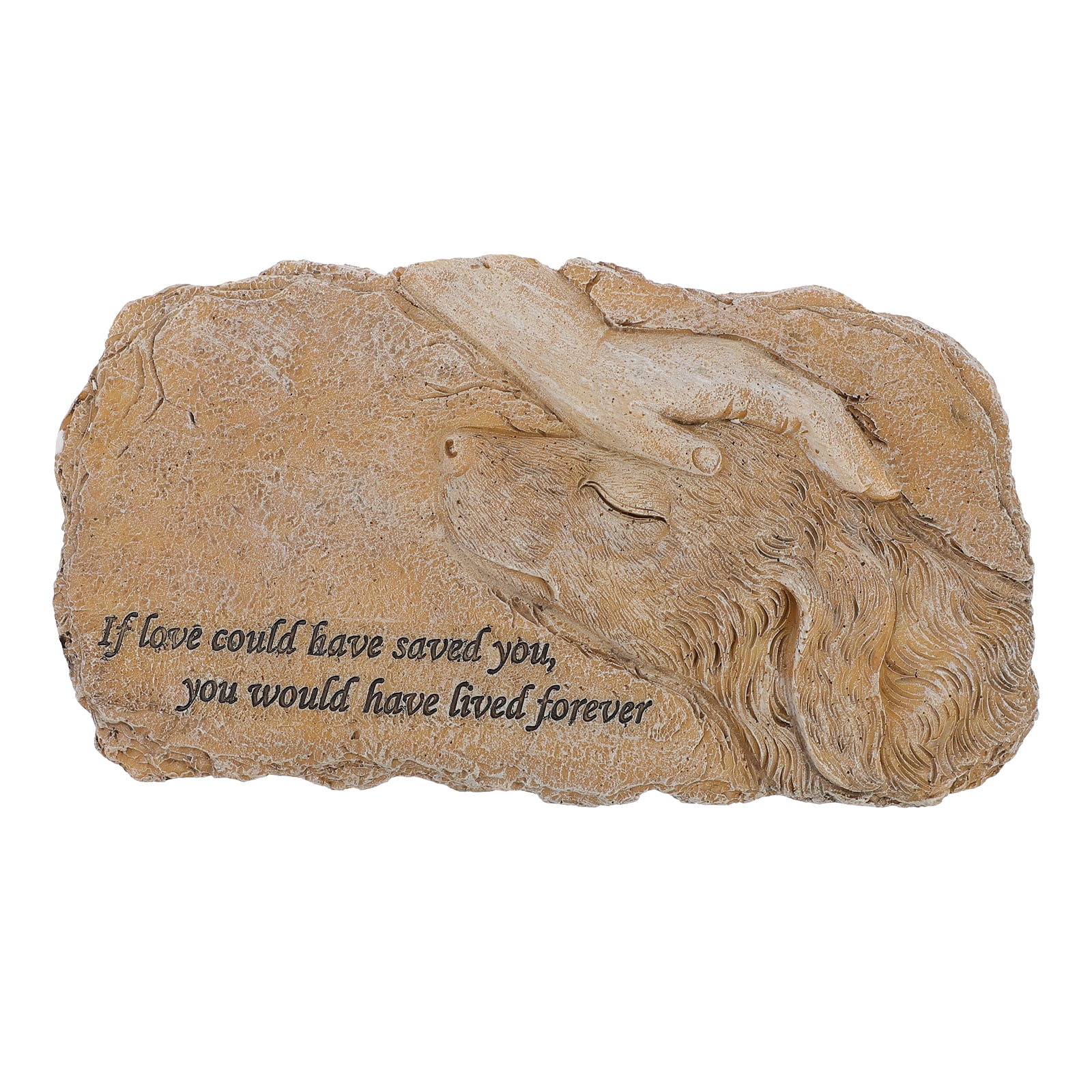 OUNONA Grave Pet Memorial Gravestone Pets Tribute Statue - Walmart.com