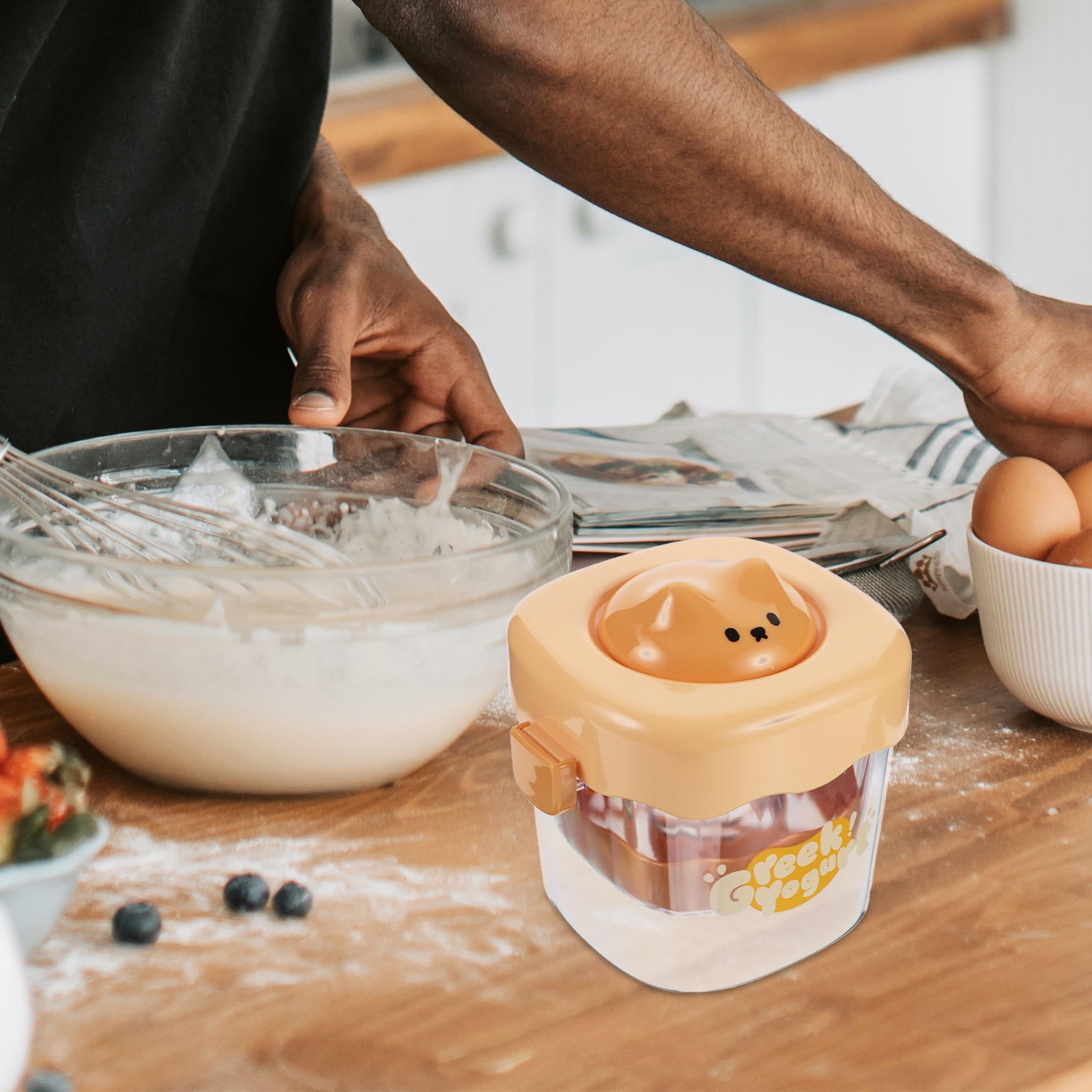 OUNONA Greek Yogurt Strainer Maker with Efficient Filtration for ...