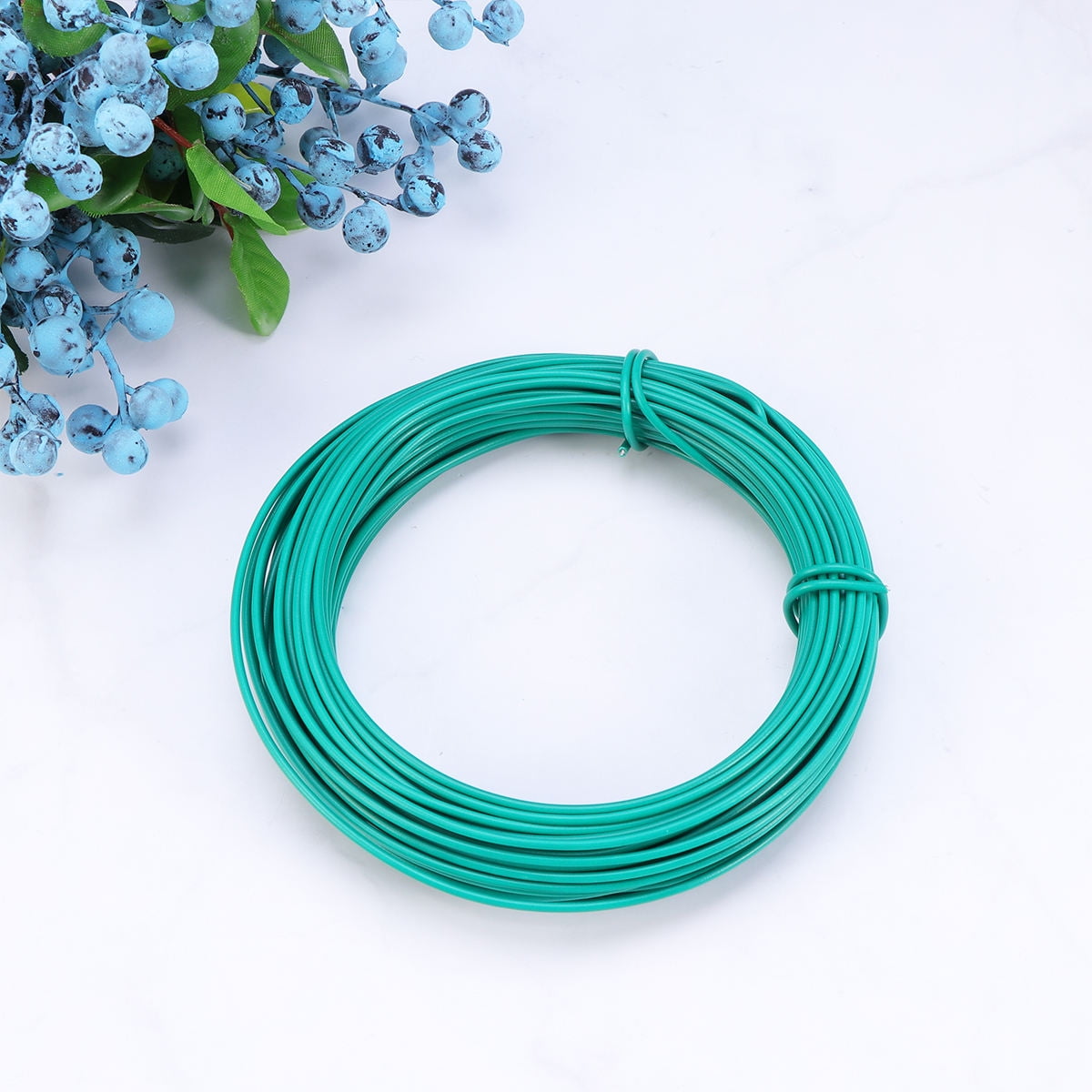 OUNONA Green Plastic and Iron Garden Tie Wire Cable for Securing Plants ...