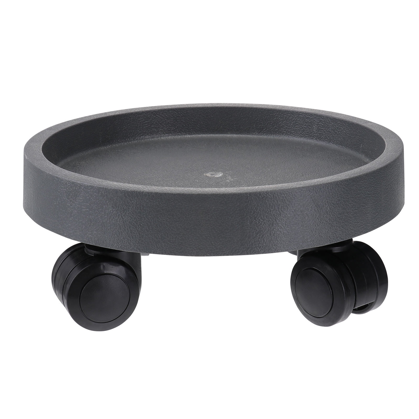 OUNONA Grey Resin Round Pot Tray 1Pcs for Garden and Indoor Planting ...
