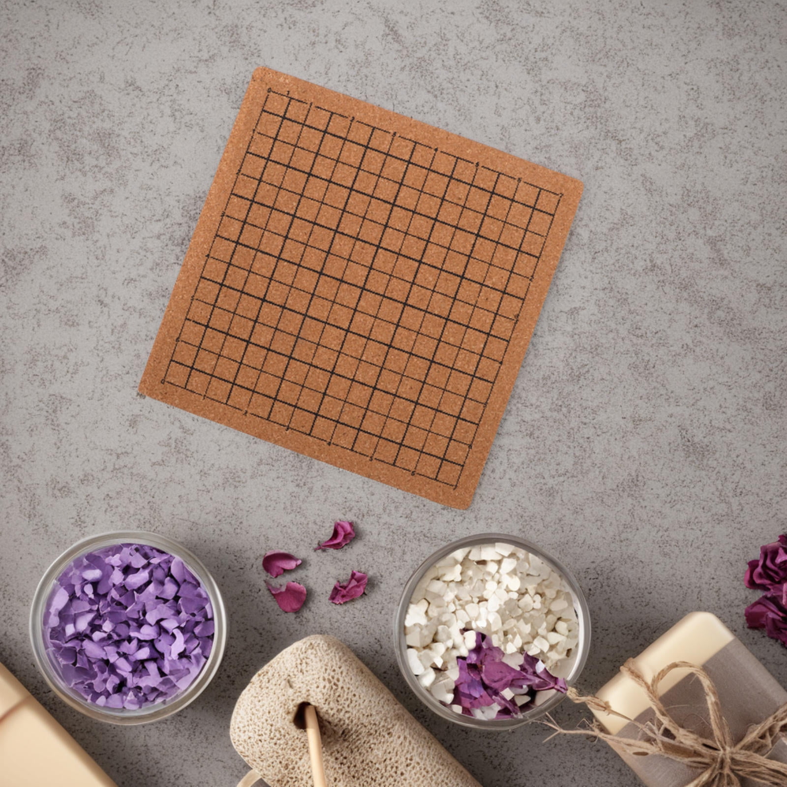 OUNONA Grid Printing Macrame Cork Board for Bracelet Projects Knotting ...