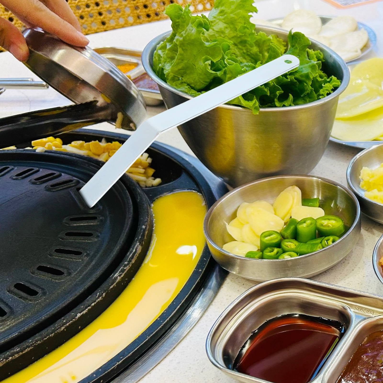 OUNONA Grill Grate Lifter Grill Gripper Stainless Steel Grate Lifter ...