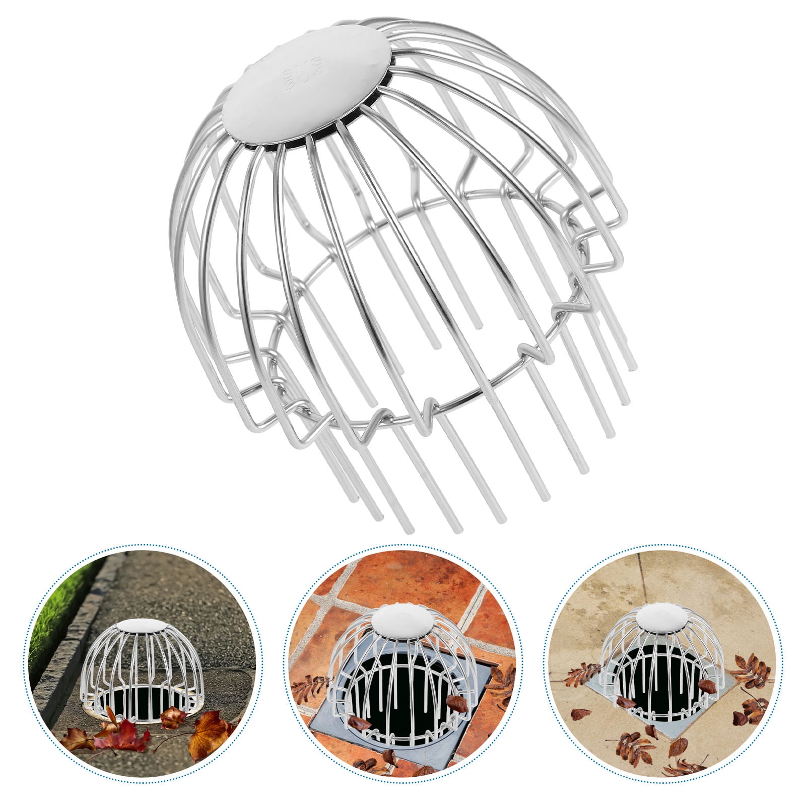 OUNONA Gutter Guard Roof Drain Wire Mesh Drainage Leak Gutter Roof ...