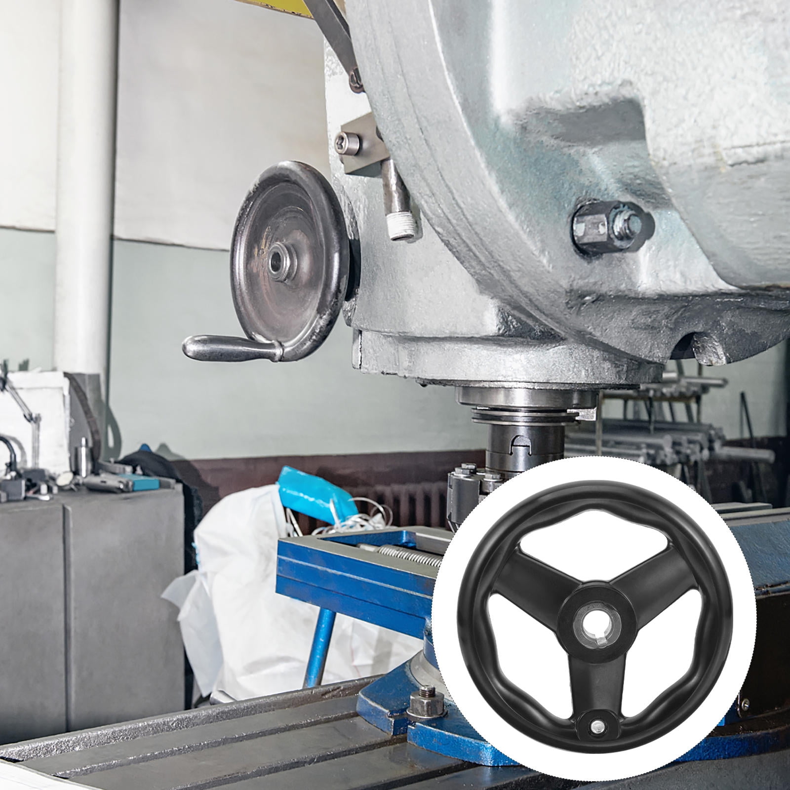 OUNONA Hand Crank for Machine Tool Lathe Handwheel Detachable Milling ...