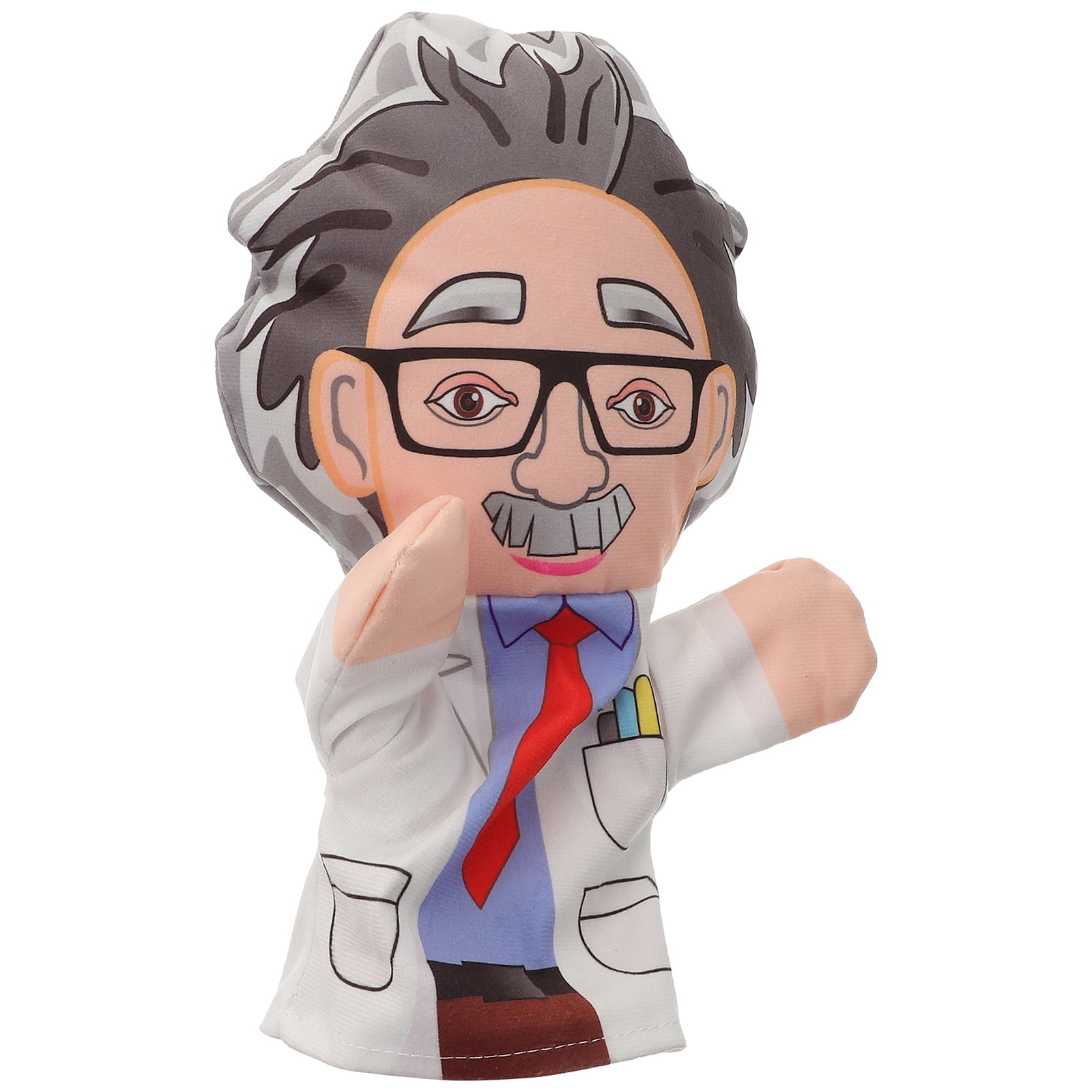 OUNONA Decorative Scientist Hand Puppet, Multi-Color, Durable PP Cotton ...