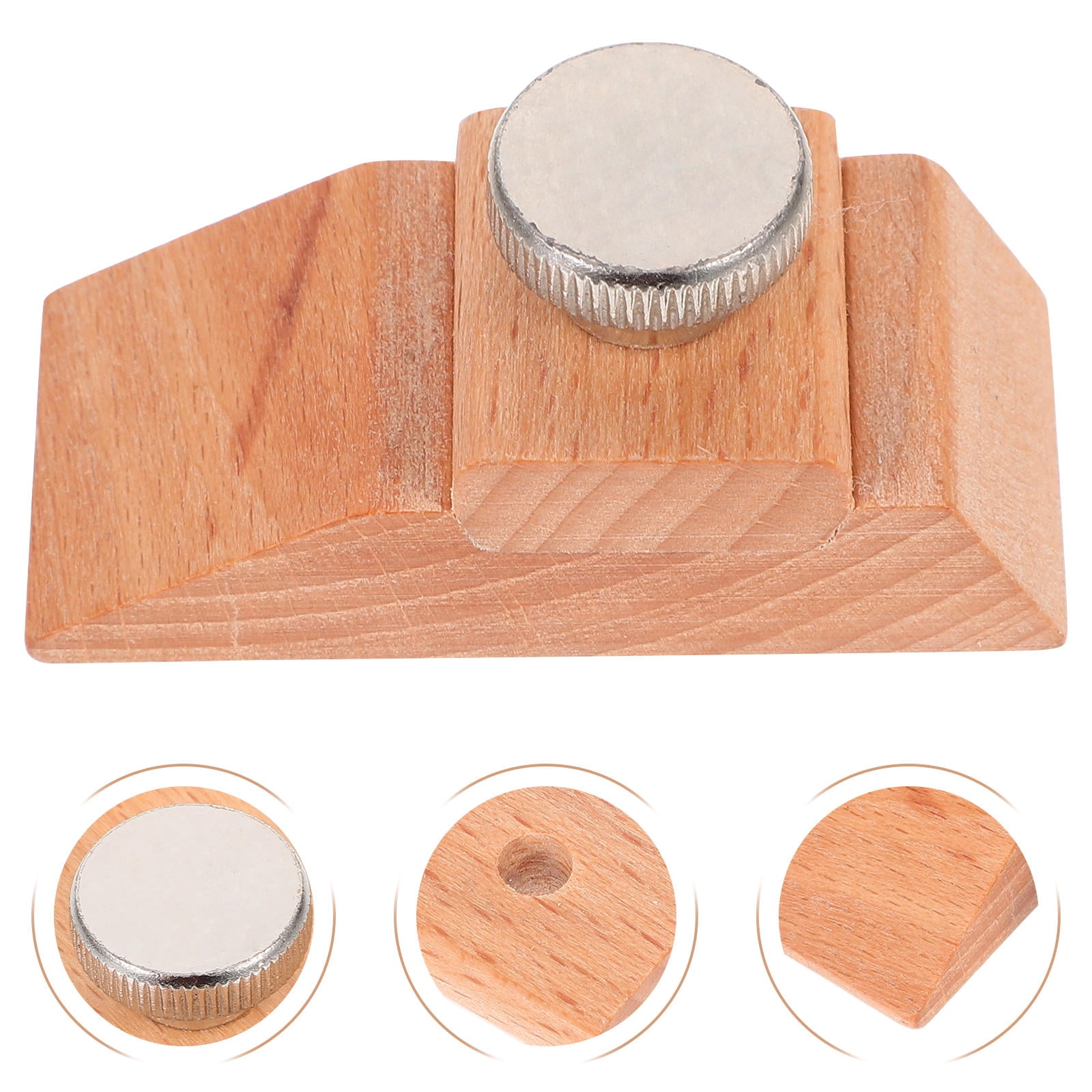 OUNONA Hand Sanding Block For Wood And Leather Wooden Sandpaper Holder ...