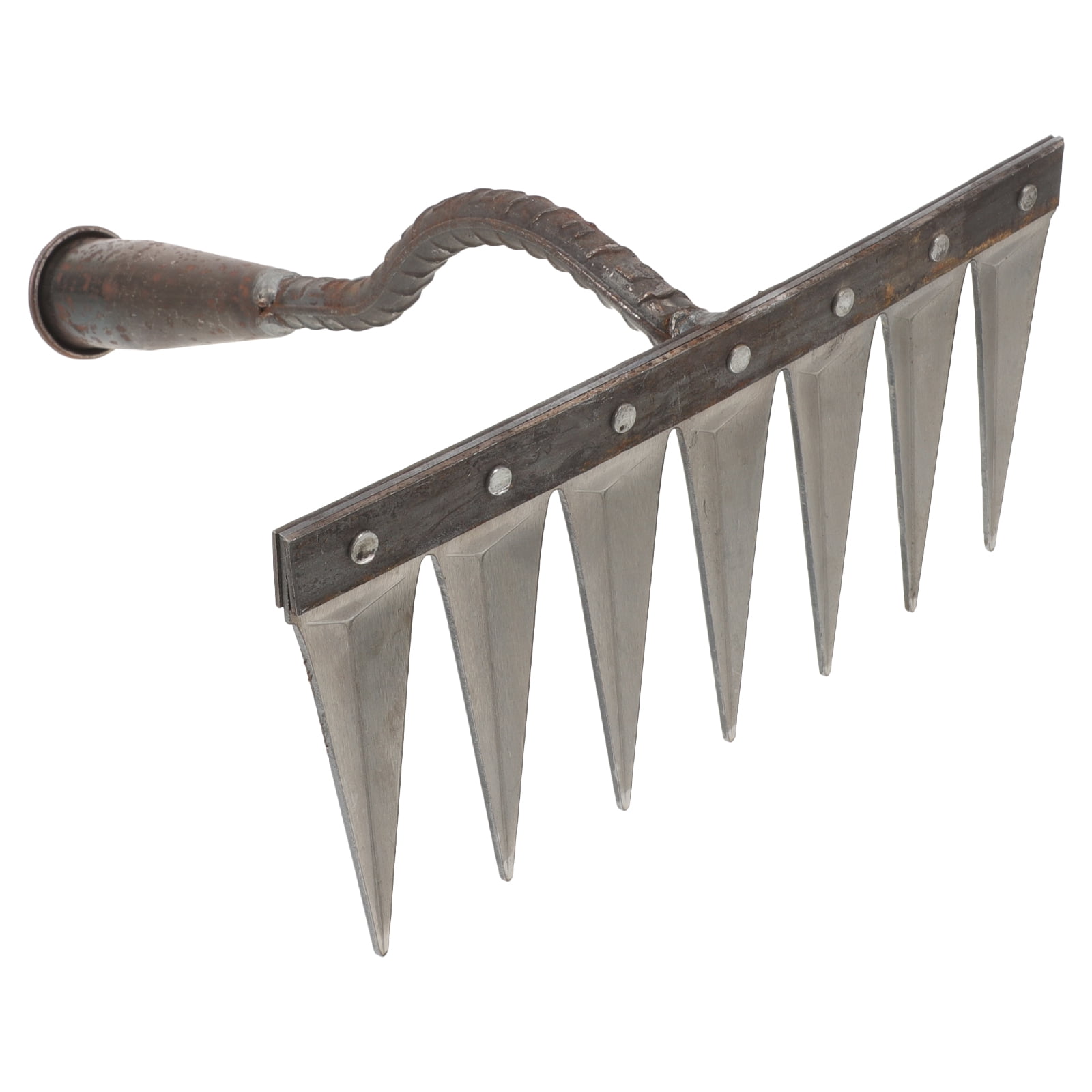 OUNONA Hand Shrub Rake Small Grip Hand Rake Small Garden Planting Rake ...