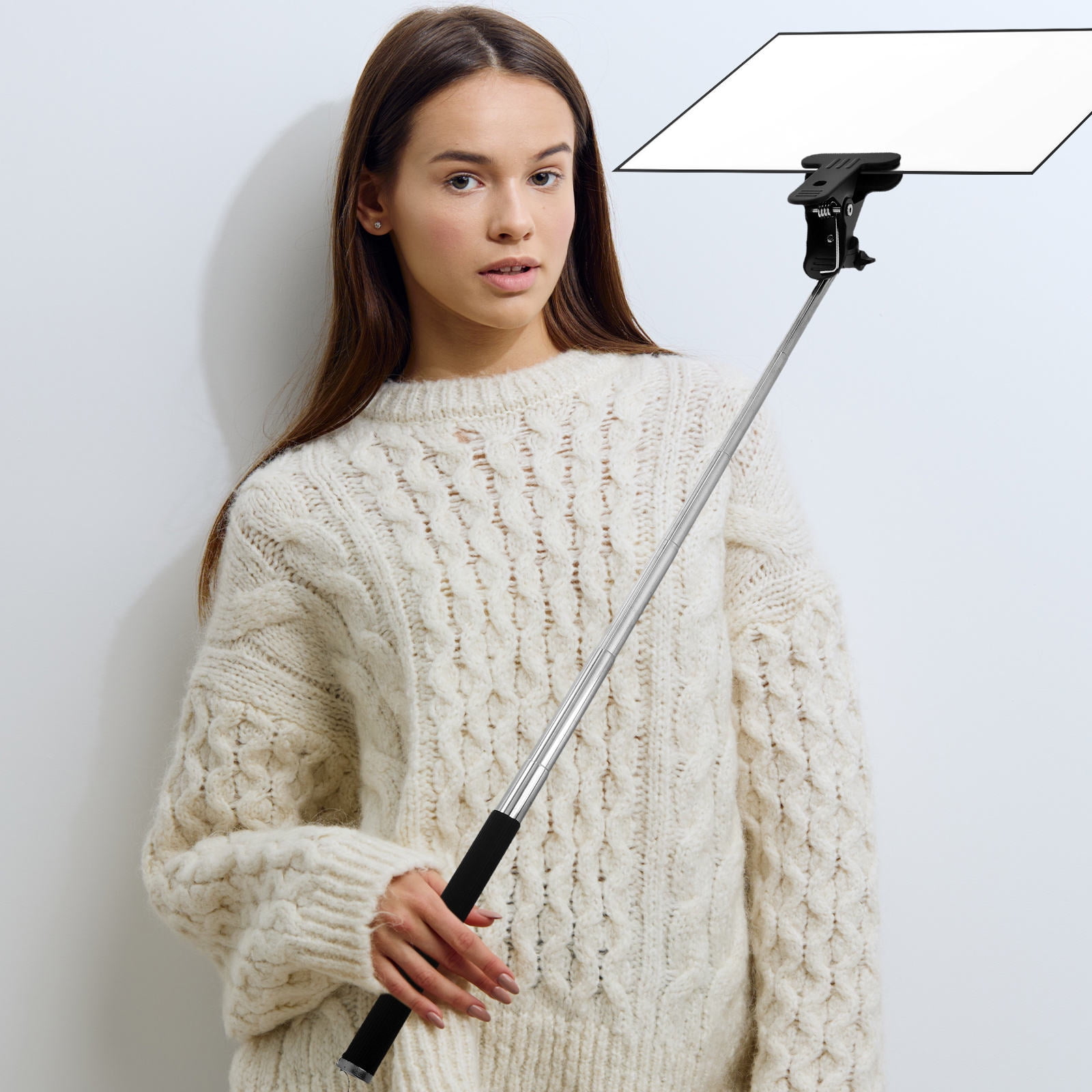 OUNONA Handheld Adjustable Sign Holder Stainless Steel Handheld Sign ...