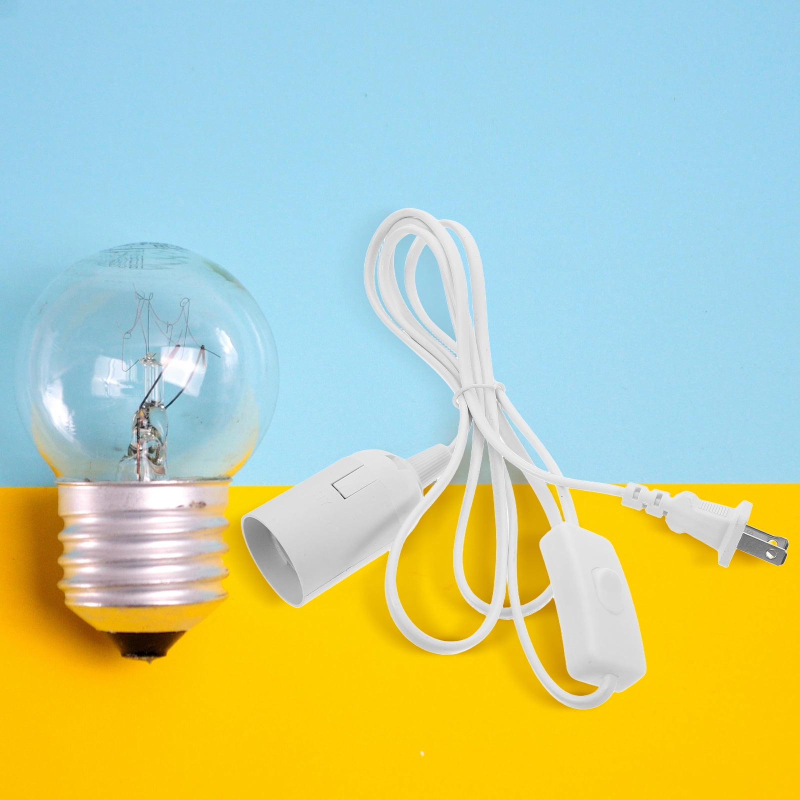 OUNONA Hanging Lights Socket With Cord Extension Cord With Switch Plug ...