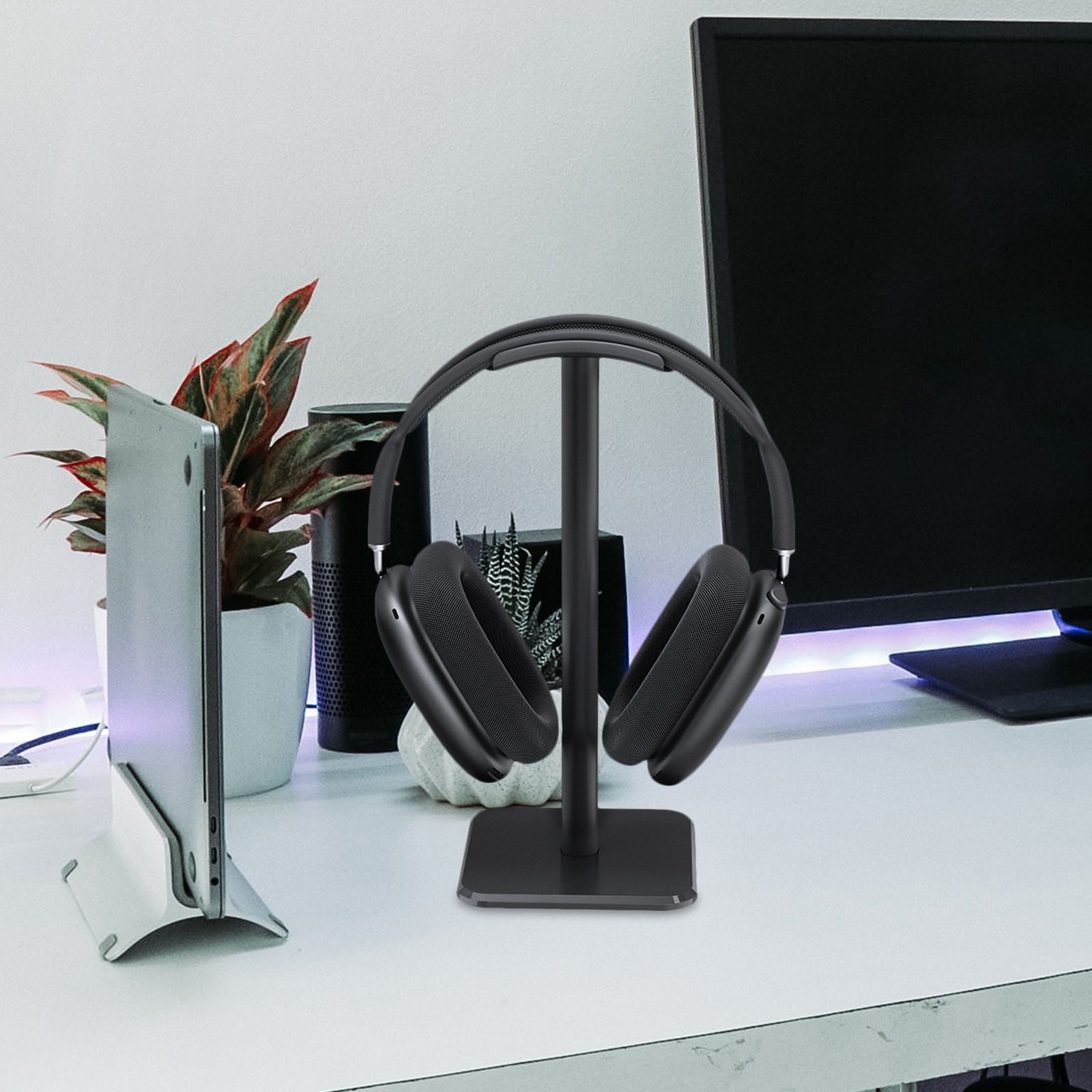 OUNONA Headset Base Headphone Stand with Multiple Functions Aluminum ...