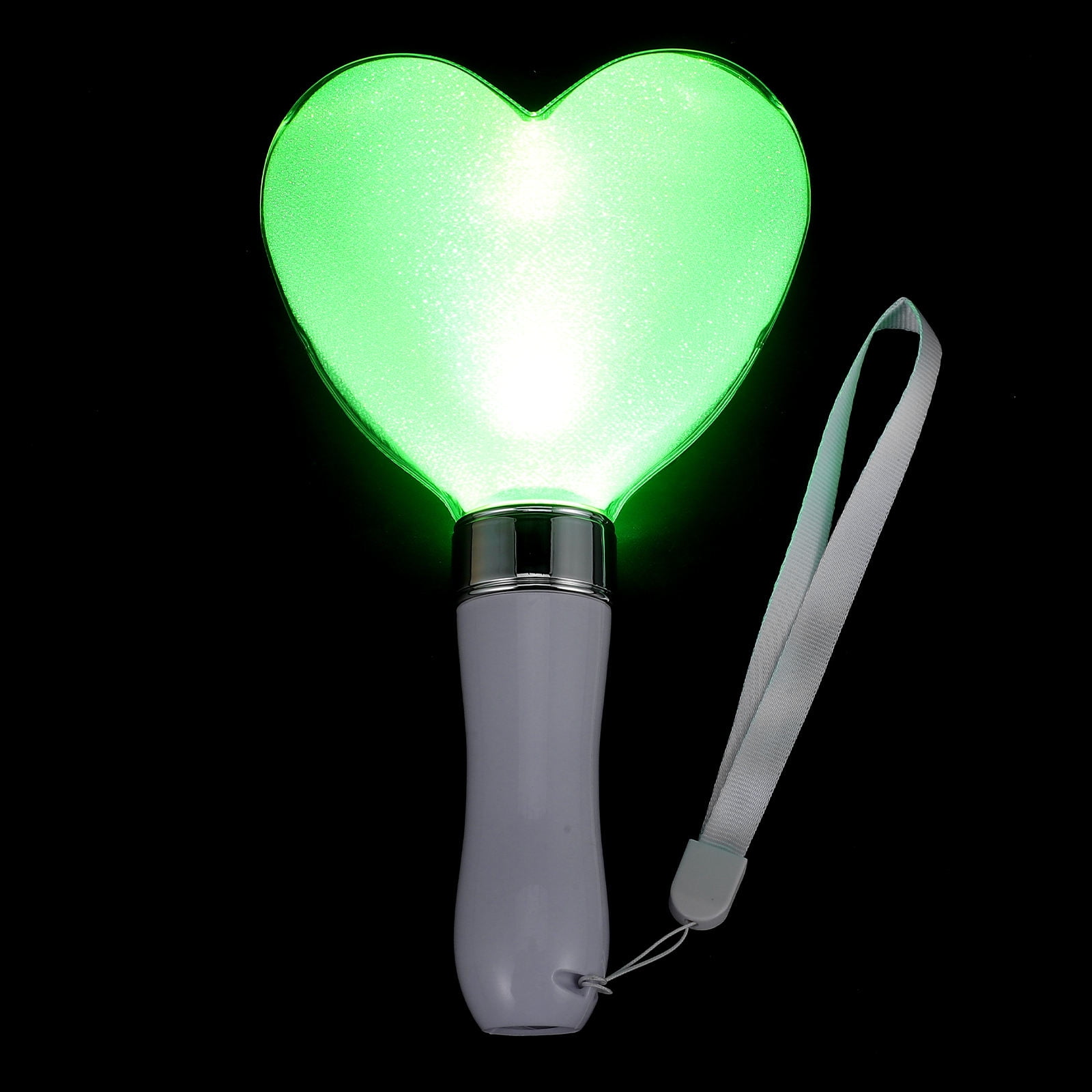 OUNONA Heart Shaped LED Light Stick 15 Color Light Up Wand Multi-Color ...