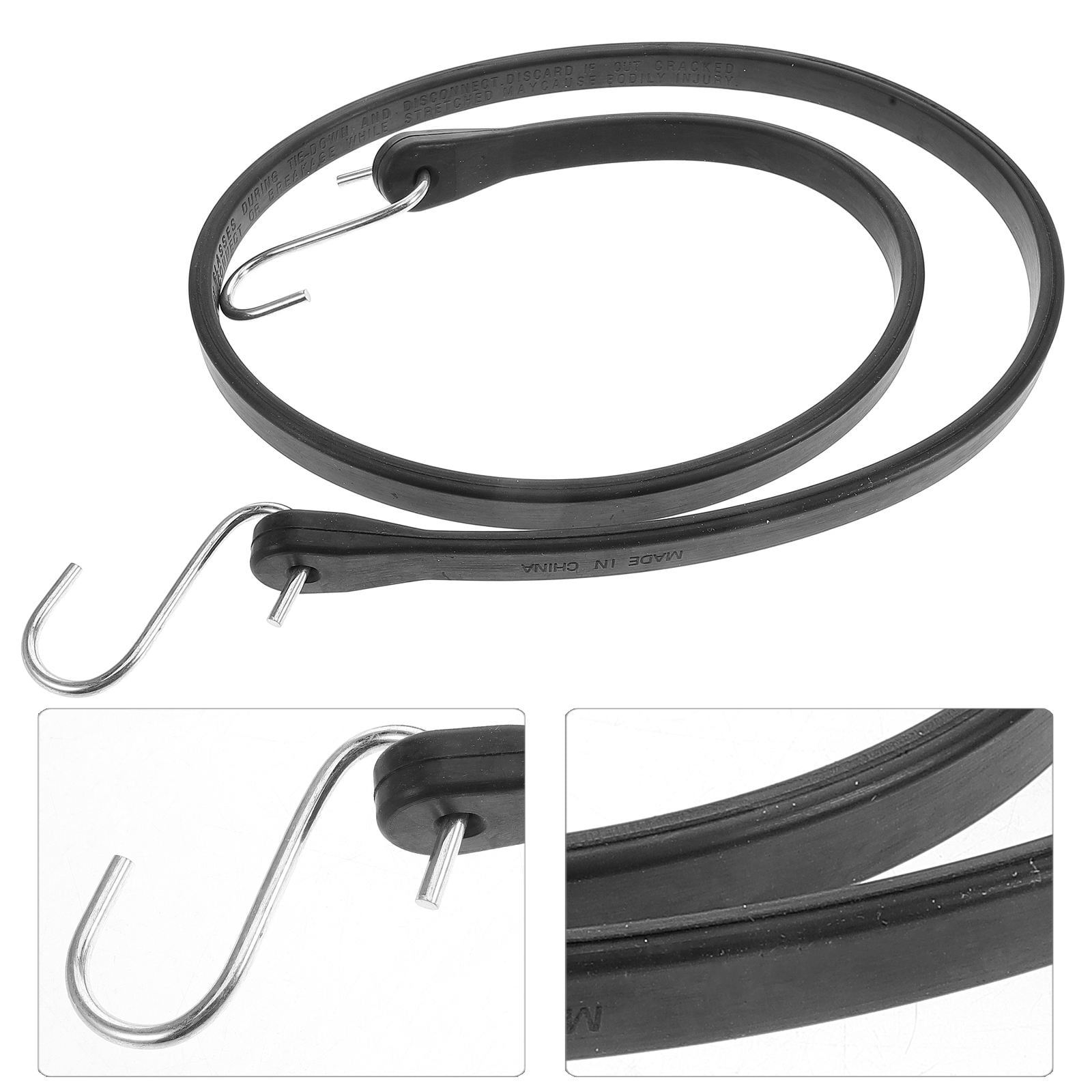OUNONA Heavy Duty Bungee Cord with Hook Tie Down Strap for Truck ...