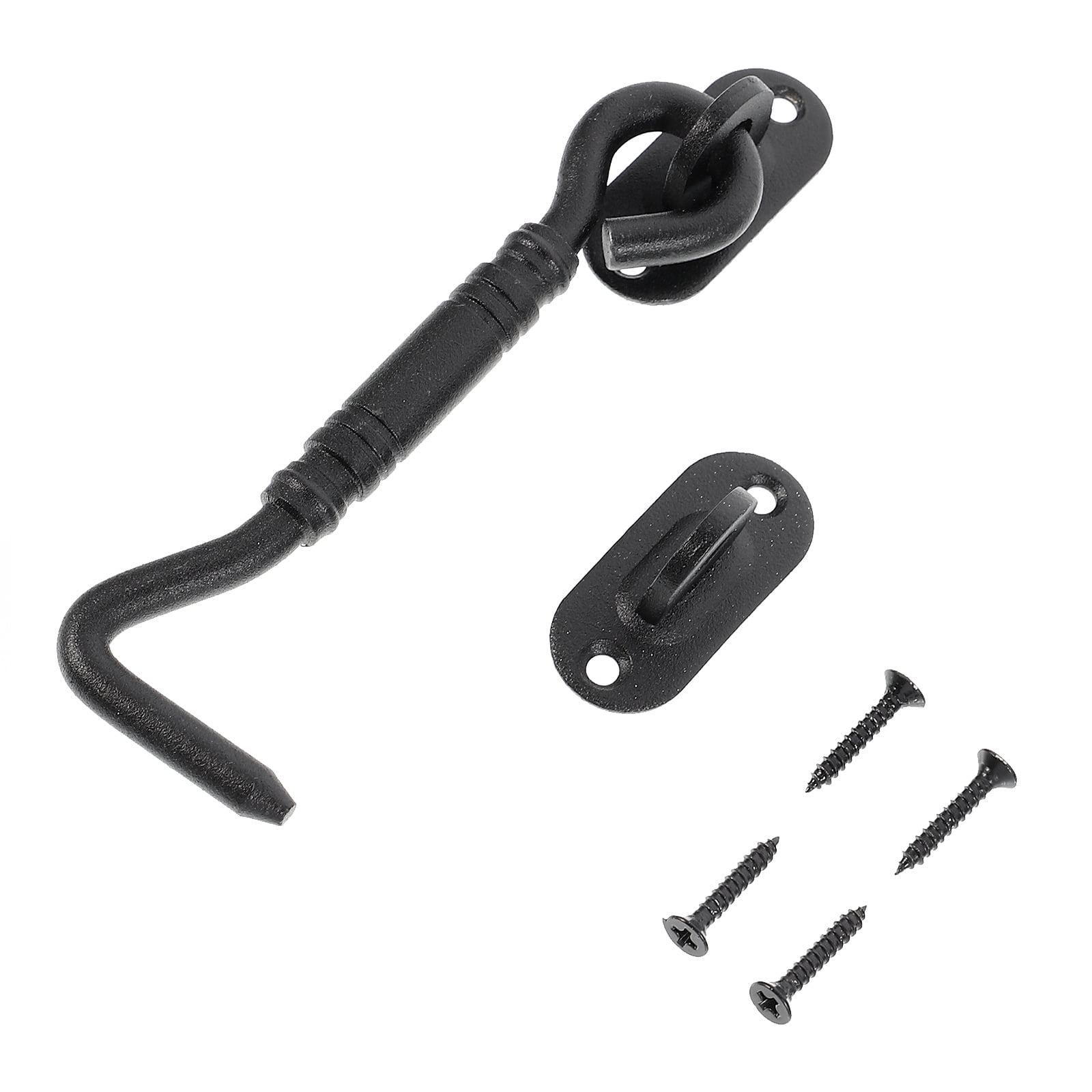 OUNONA Heavy Duty Double Side Gate Latches Entry Barn Door Lock Work ...