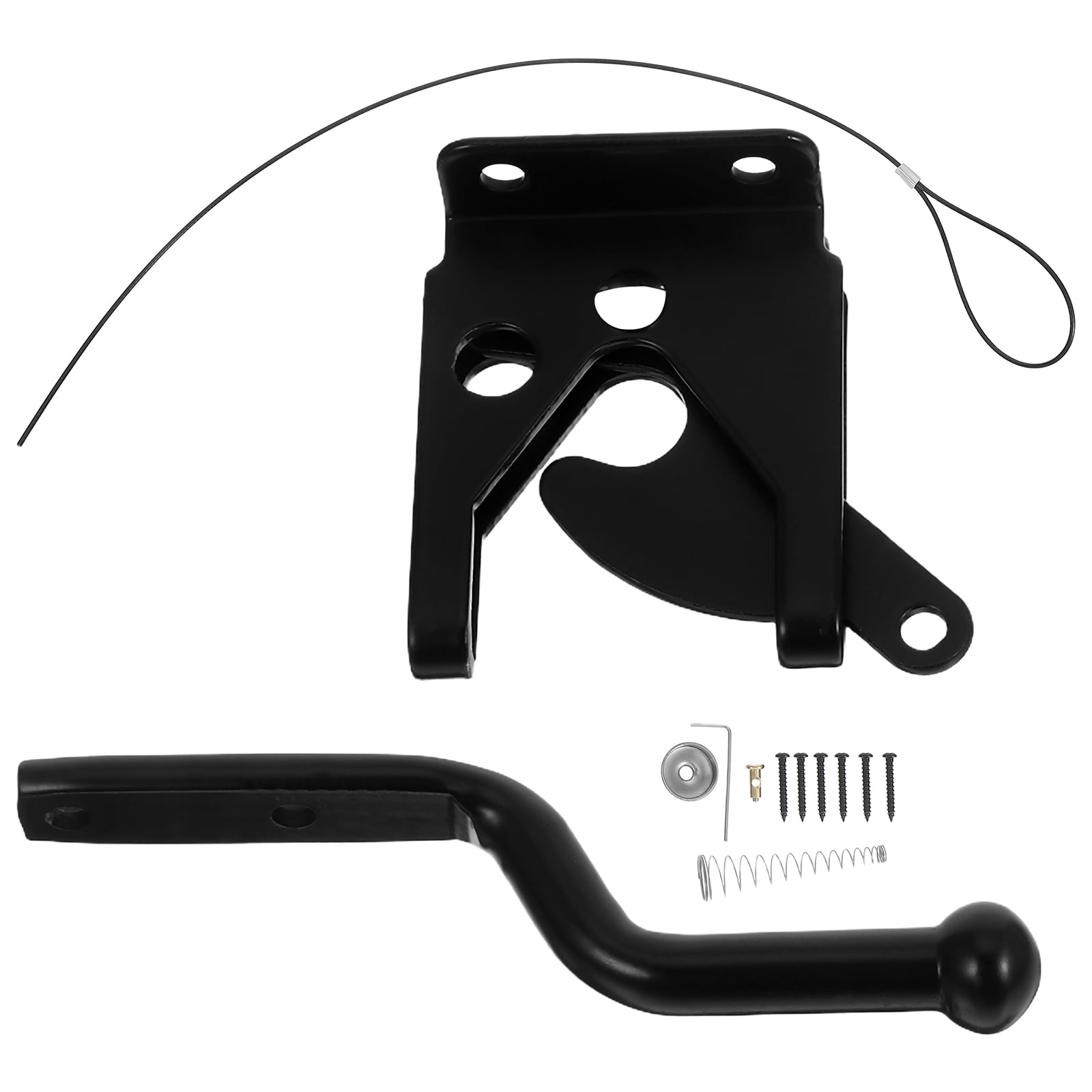 OUNONA Heavy Duty Gate Latch For Outdoor Fences Spring Loaded Mechanism ...