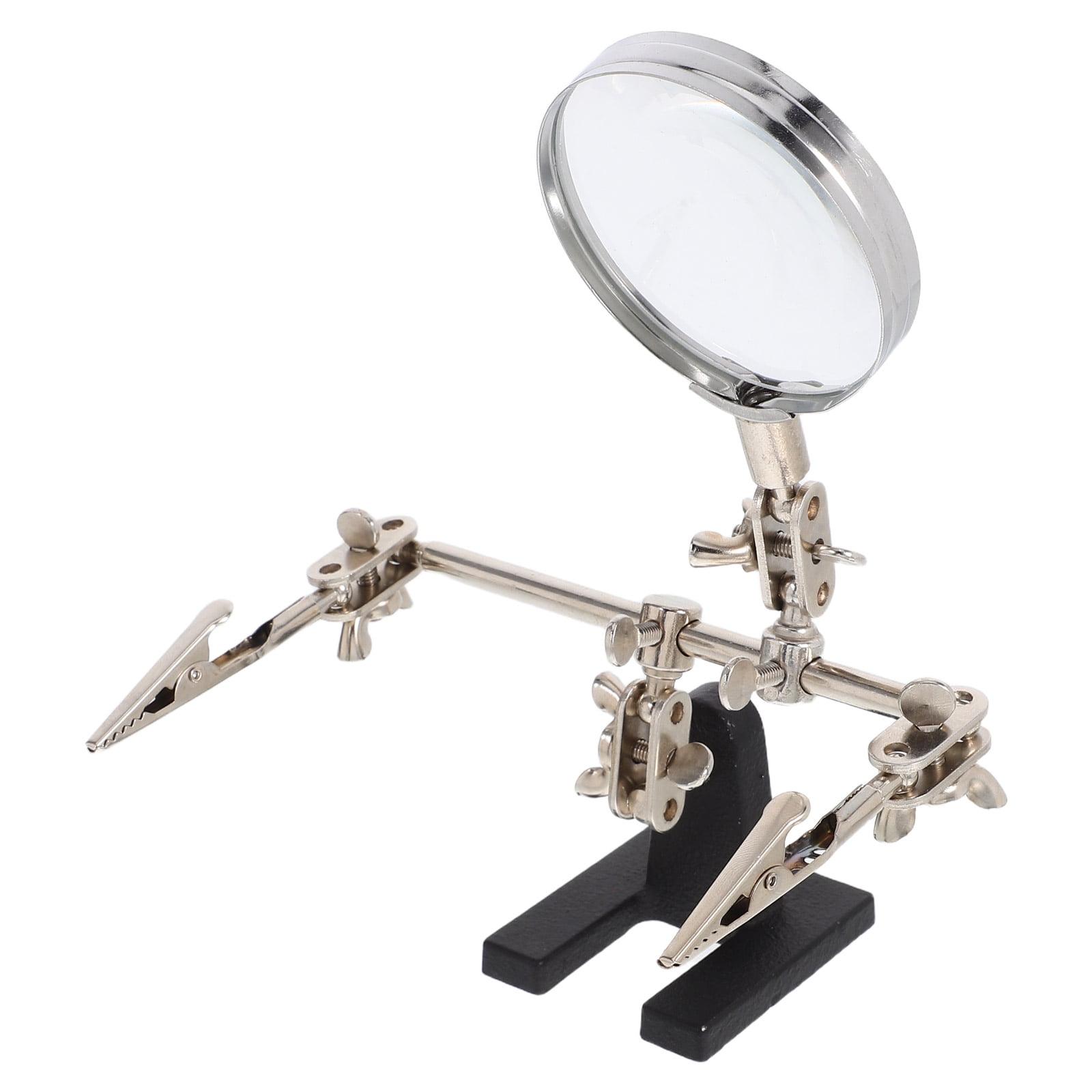 OUNONA Heavy Duty Helping Hand Magnifier with Magnifying Glass 60mm ...