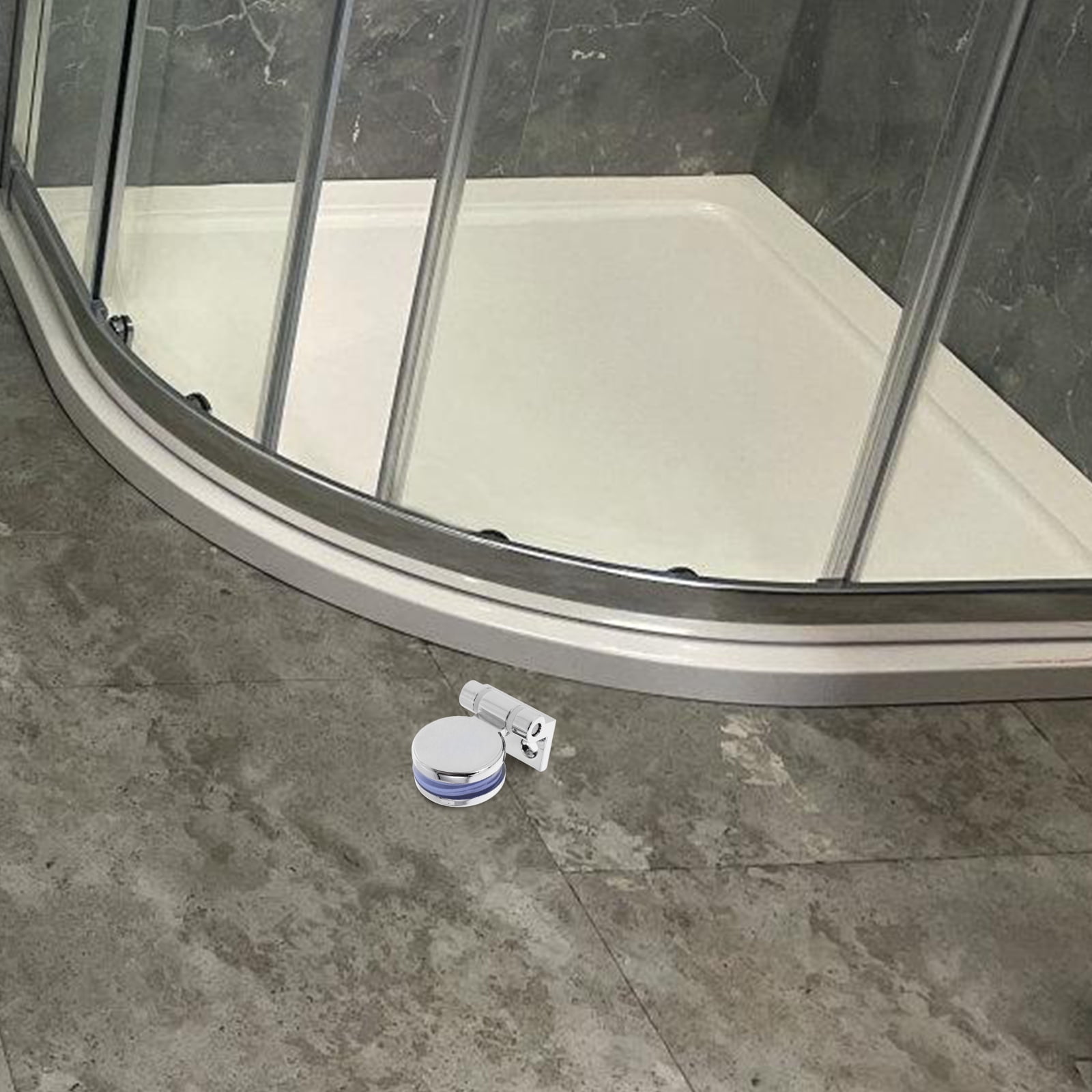 OUNONA Heavy Duty Single Side 180-Degree Frameless Glass Door Hinge ...