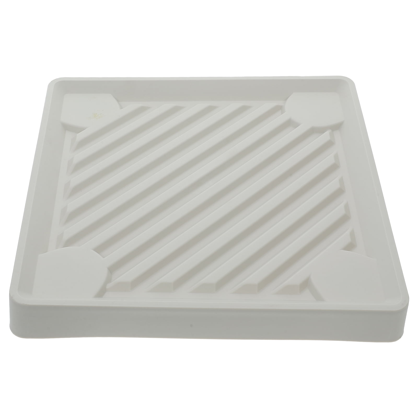 OUNONA Heavy Duty Square Plant Stand with Wheels Mobile Flower Pot Tray ...