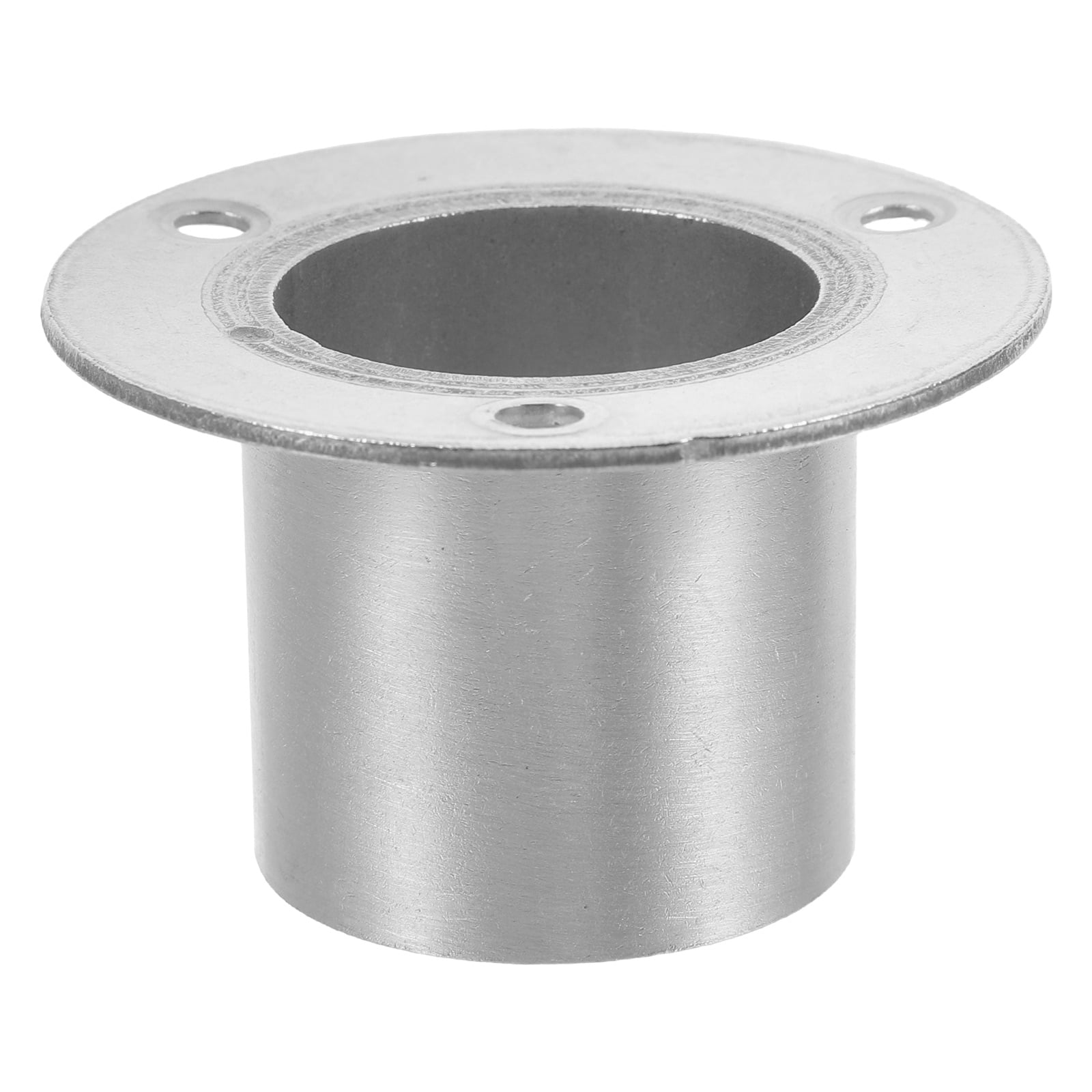 OUNONA Heavy Duty Stainless Steel Clothes Rod Sockets Round Closet Rod ...