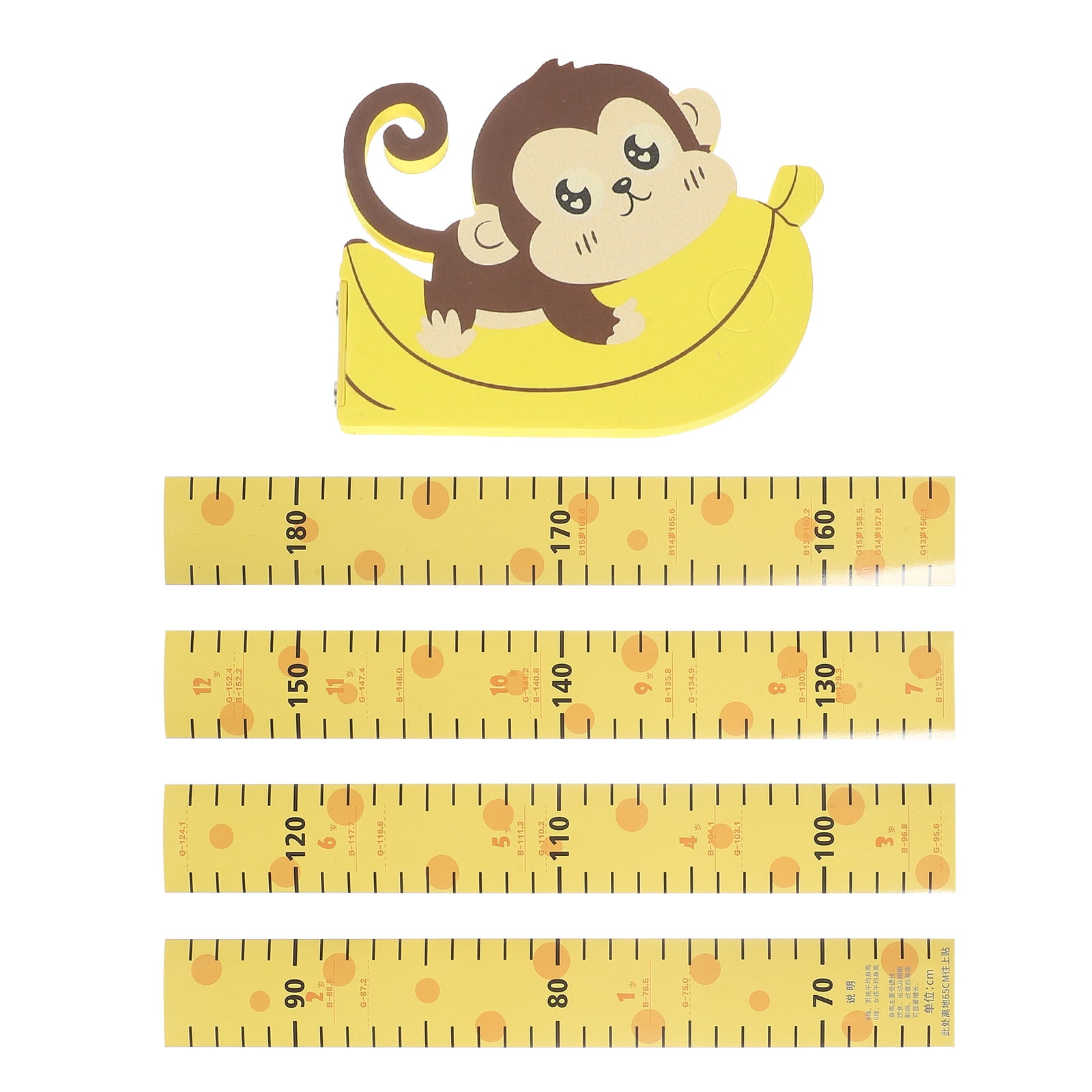 Growth Chart Ruler Height Ruler Cartoon Height Growth Chart Decal Wall ...