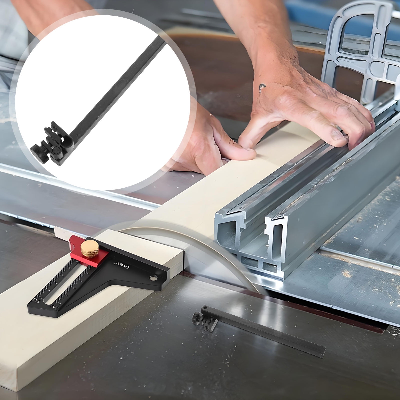 OUNONA Height Gauge Holder Bar Dial Indicator Extension Rod Carbon ...