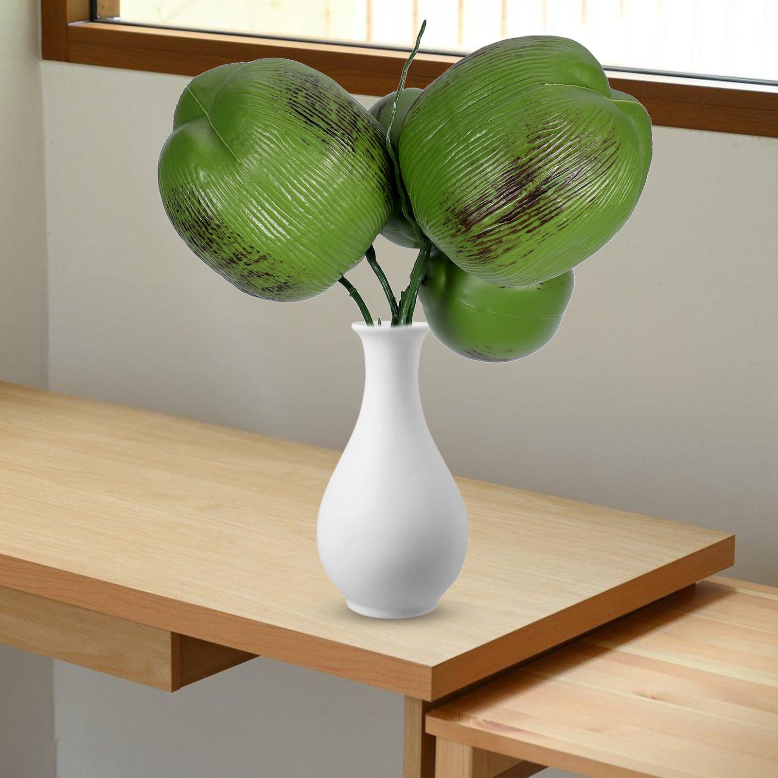 OUNONA Hemoton 1 Bunch Artificial Coconut Decoration for Hawaiian Luau ...