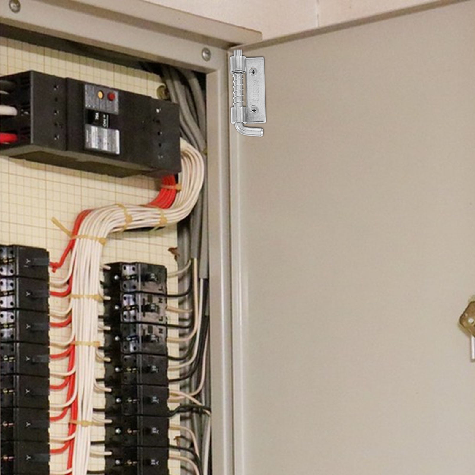 OUNONA Hemoton 4pcs Stainless Steel Spring Loaded Latch for Cabinet ...