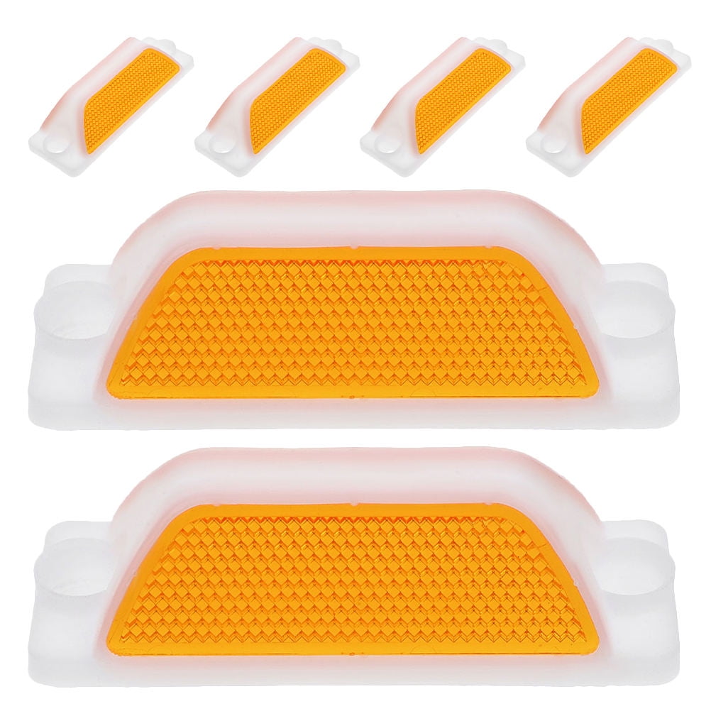 OUNONA Hemoton 6pcs Road Reflectors Rectangular Pavement Markers for ...
