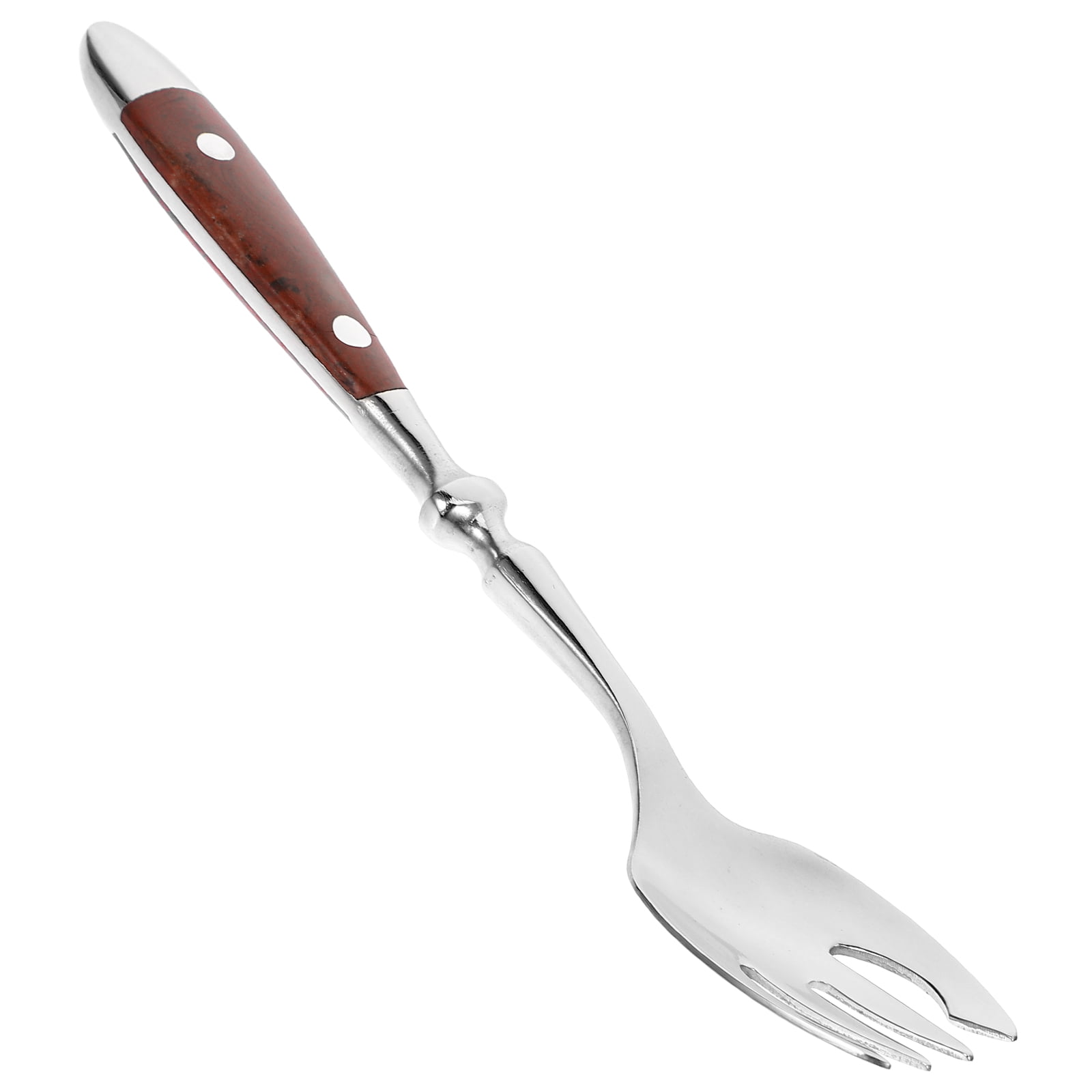 OUNONA Hemoton Wood Handle Appetizer Fork Set - Dessert, Pastry, Fruit ...