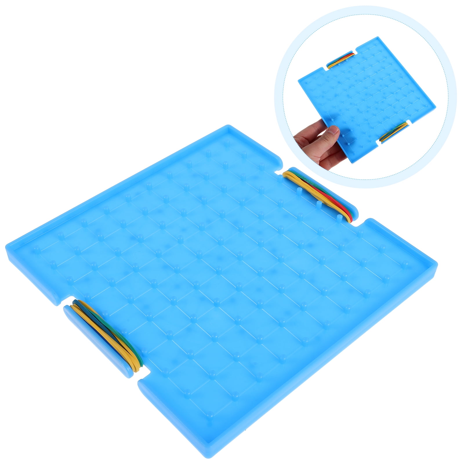 OUNONA Hemoton Double Sided Geoboard 1 Set Kids Learning Tool Desk ...