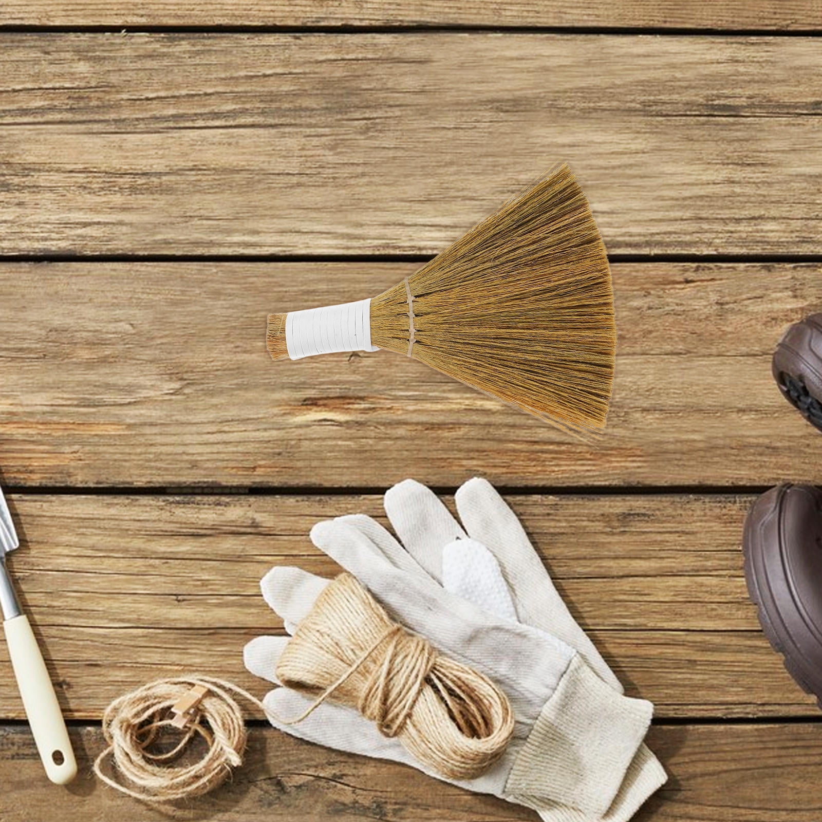 OUNONA Hemoton Mini Broom Handheld Dust Brush Compact for Tabletop ...