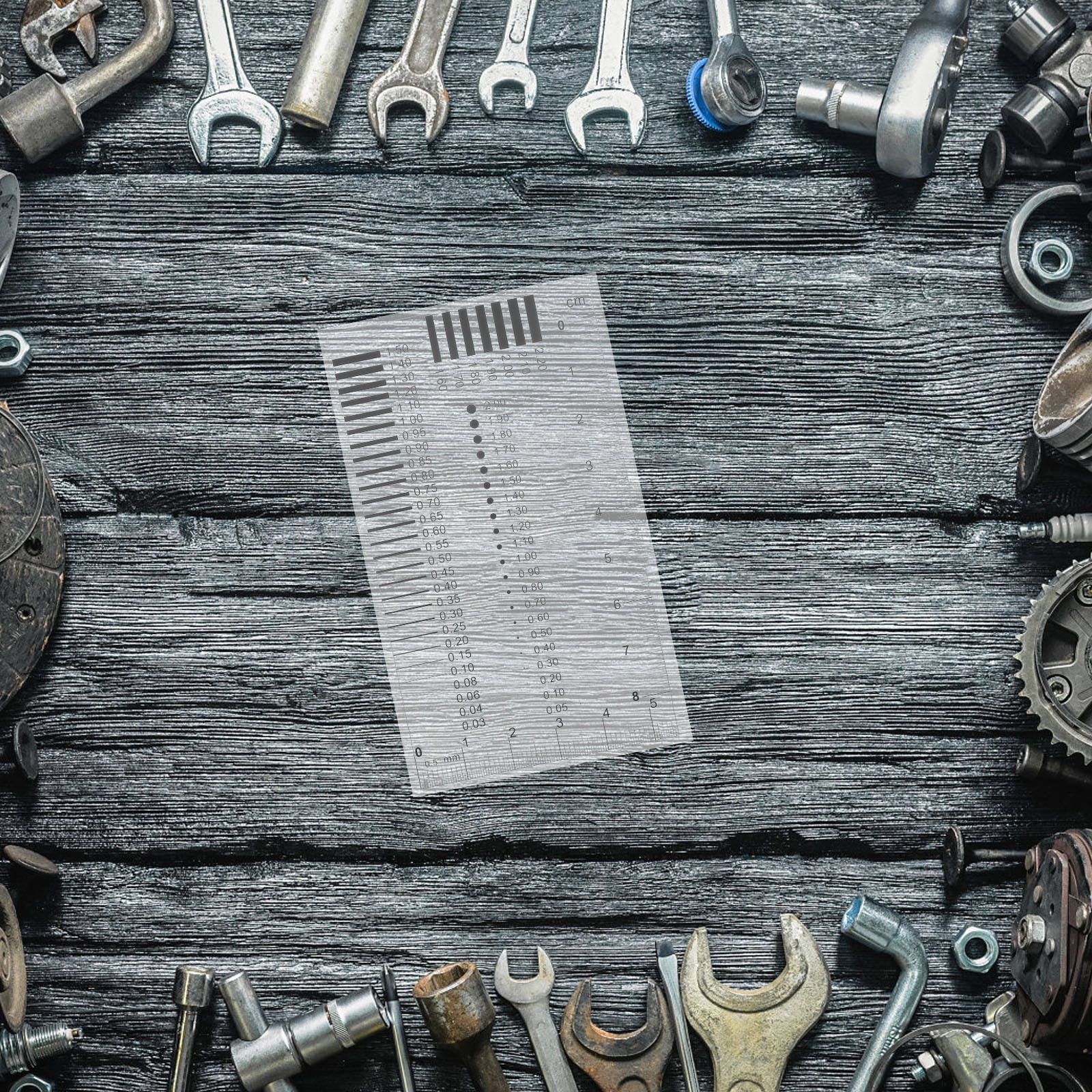 OUNONA High Precision SEC Size Charts Measuring Film Line Width ...