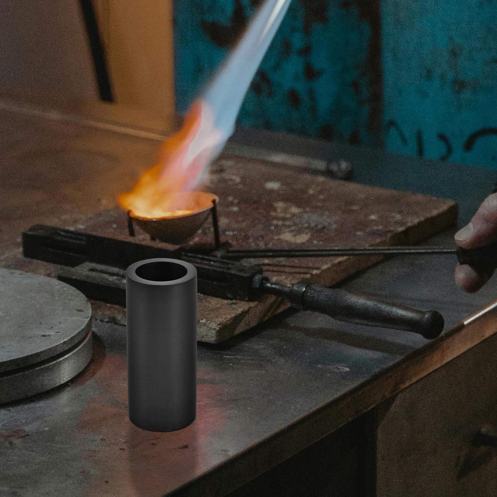 OUNONA High Purity Miniature Graphite Crucible For Metal Casting ...