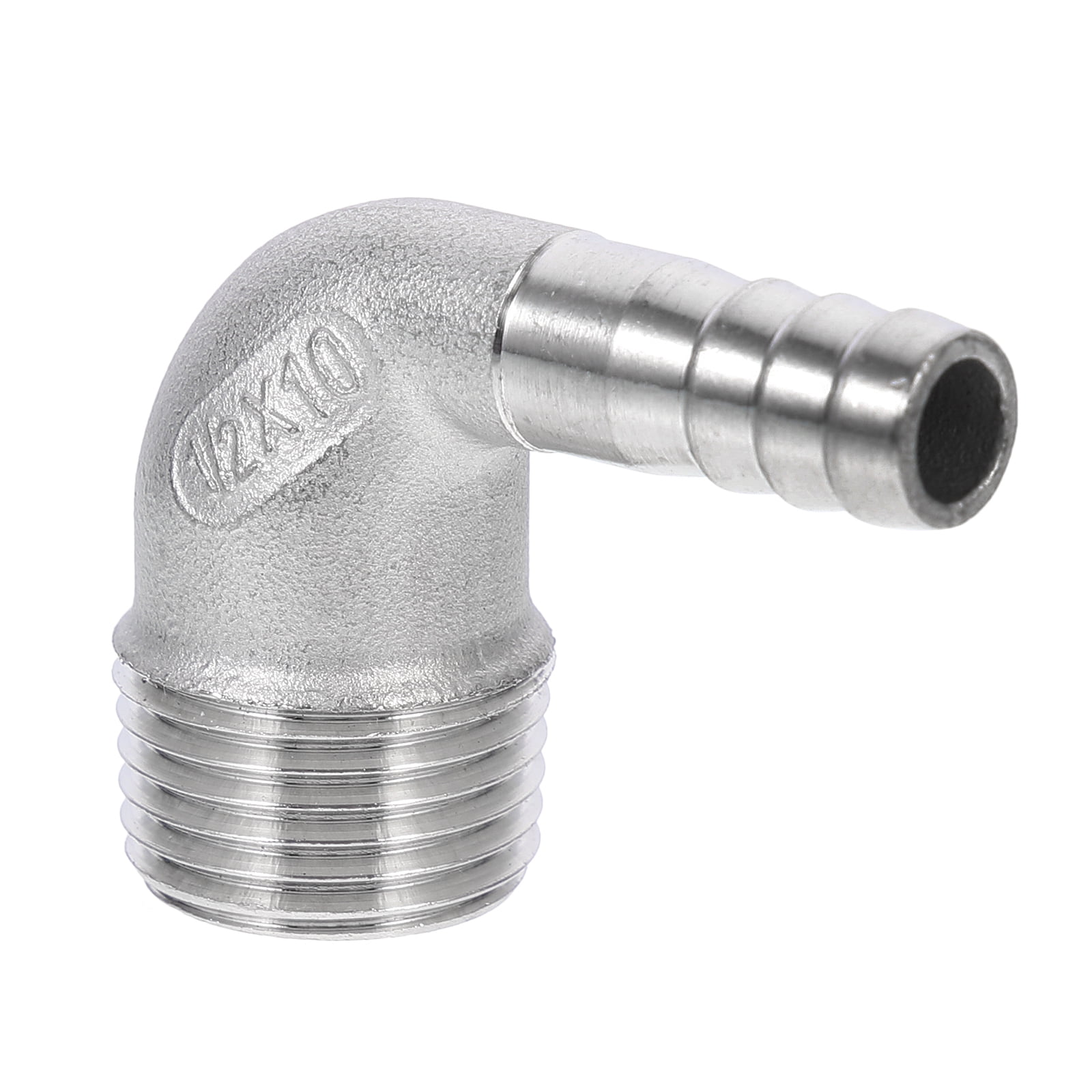 OUNONA Hose Adapter Connector Nozzle Valve Right Angle Water Silver ...