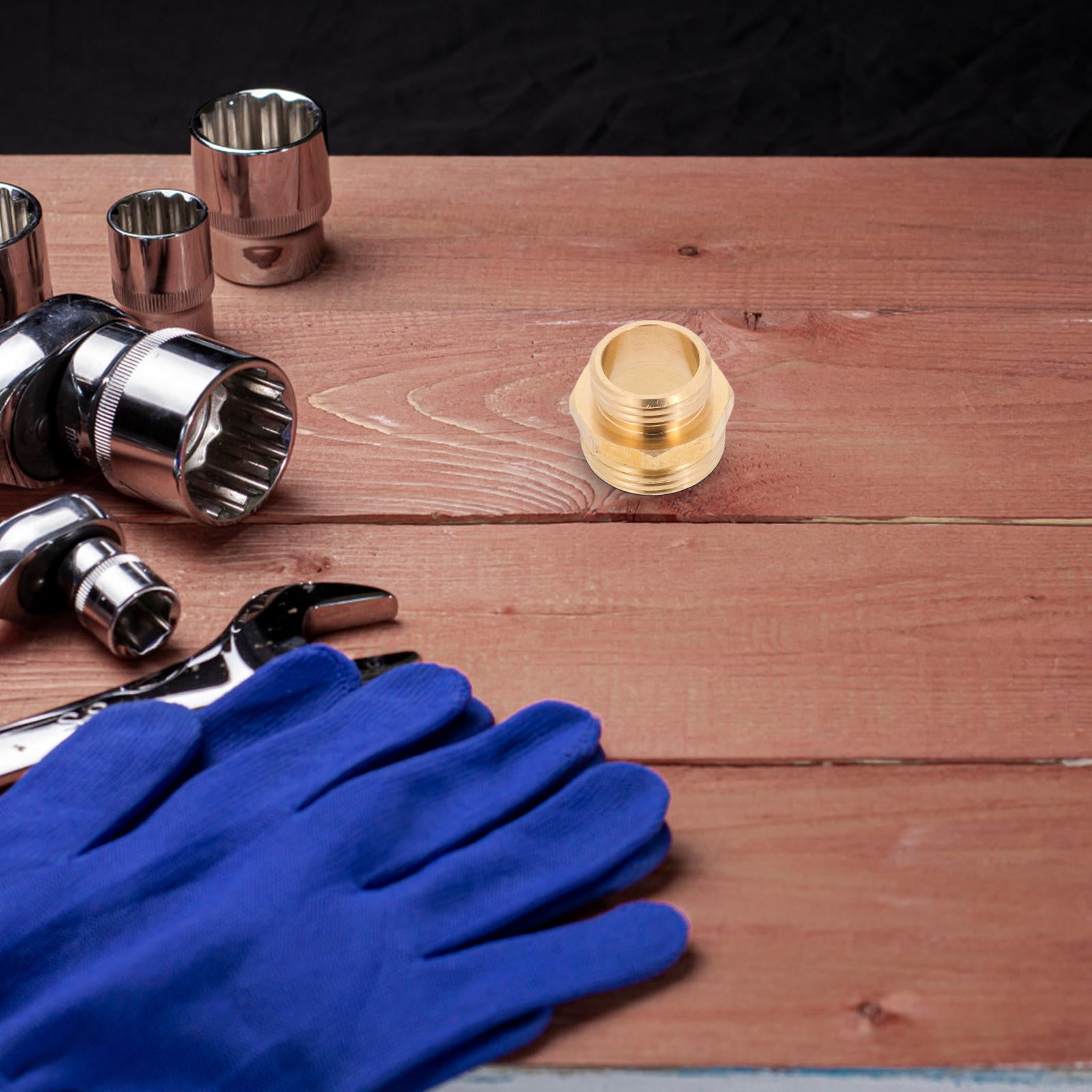 OUNONA Brass Hose Adapter for Connecting Garden Hose and Plumbing ...