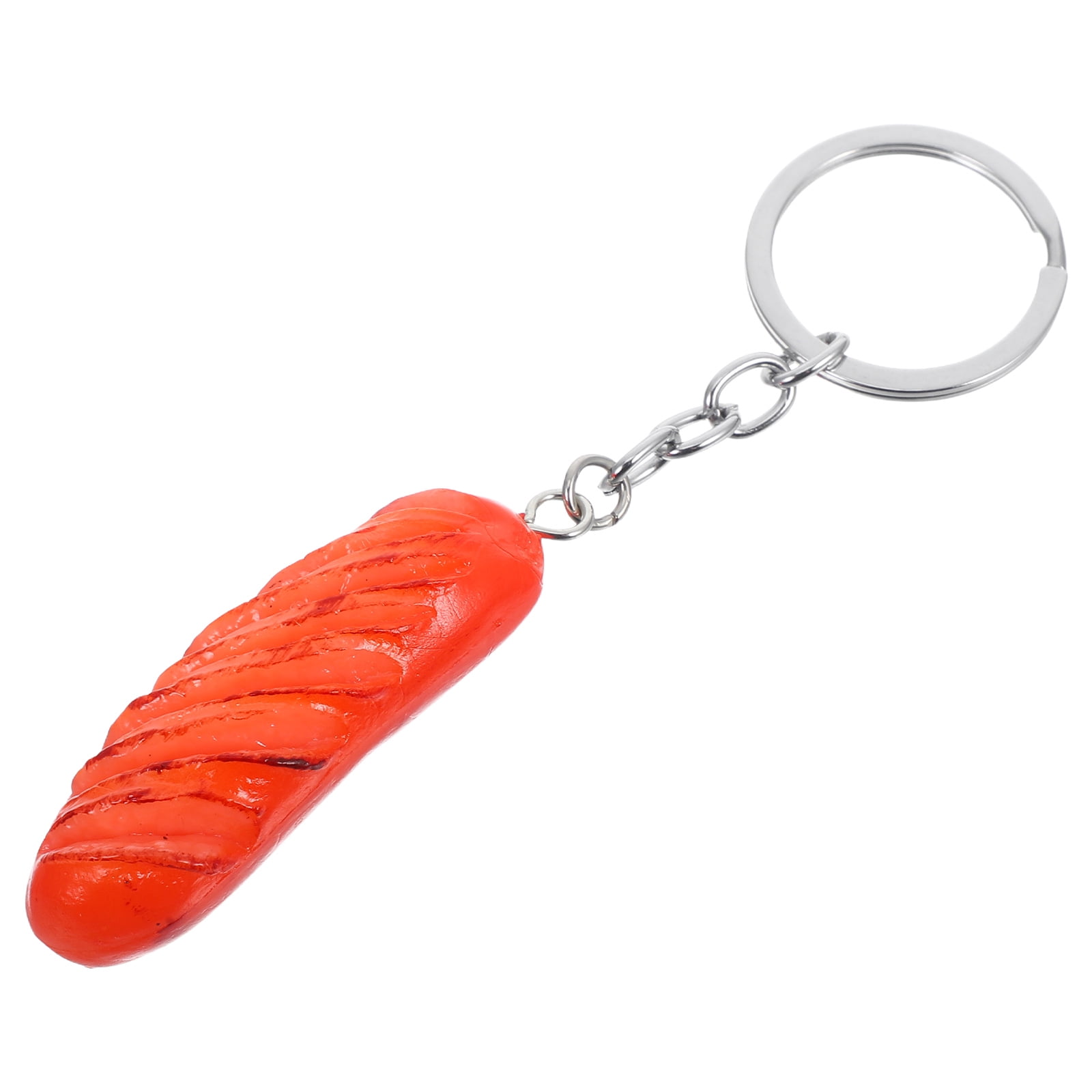 OUNONA Hot Dog Key Chain Kit Desktop Pot Mats Ceiling Accessories ...