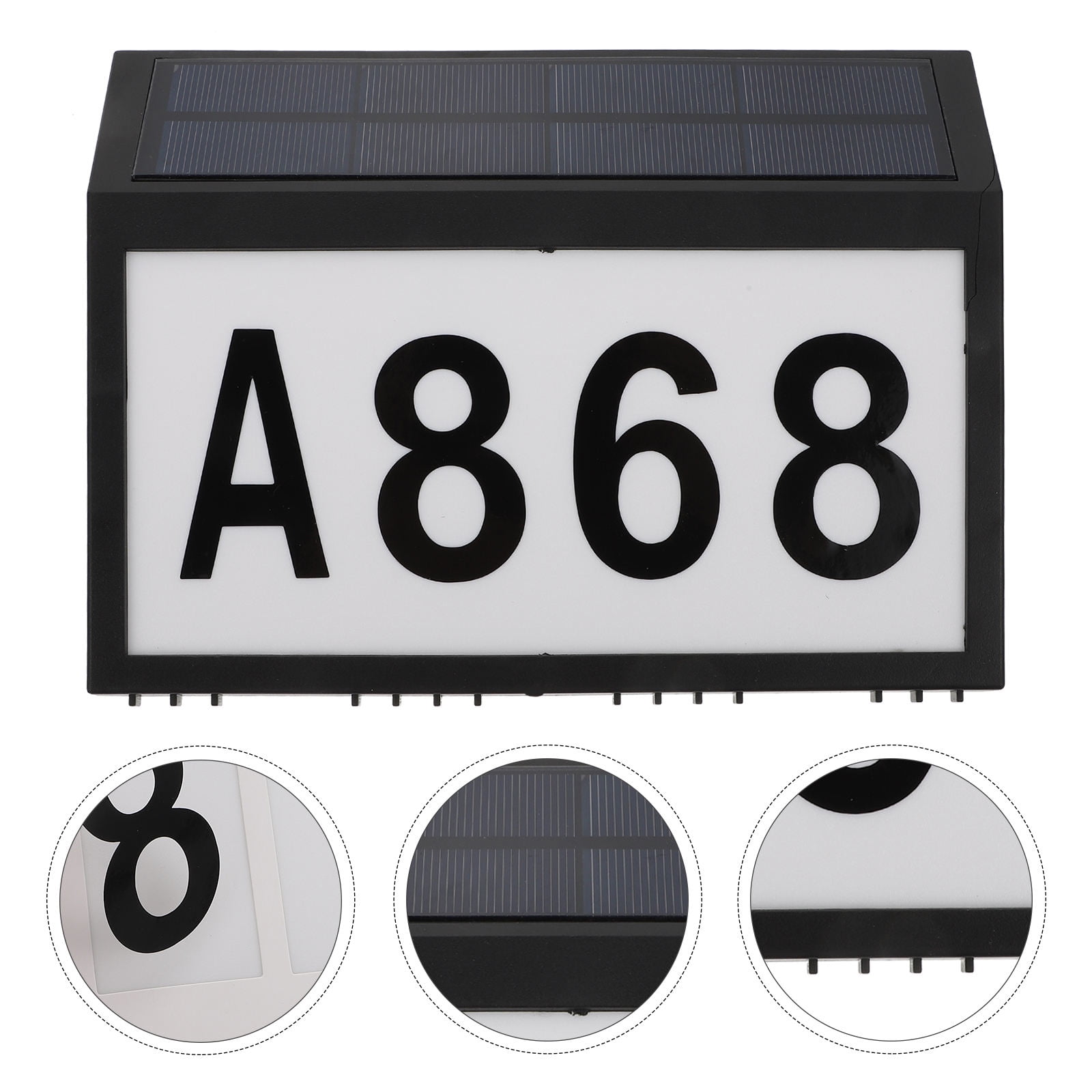 OUNONA House Numbers for outside Bright LED Light Weatherproof ...