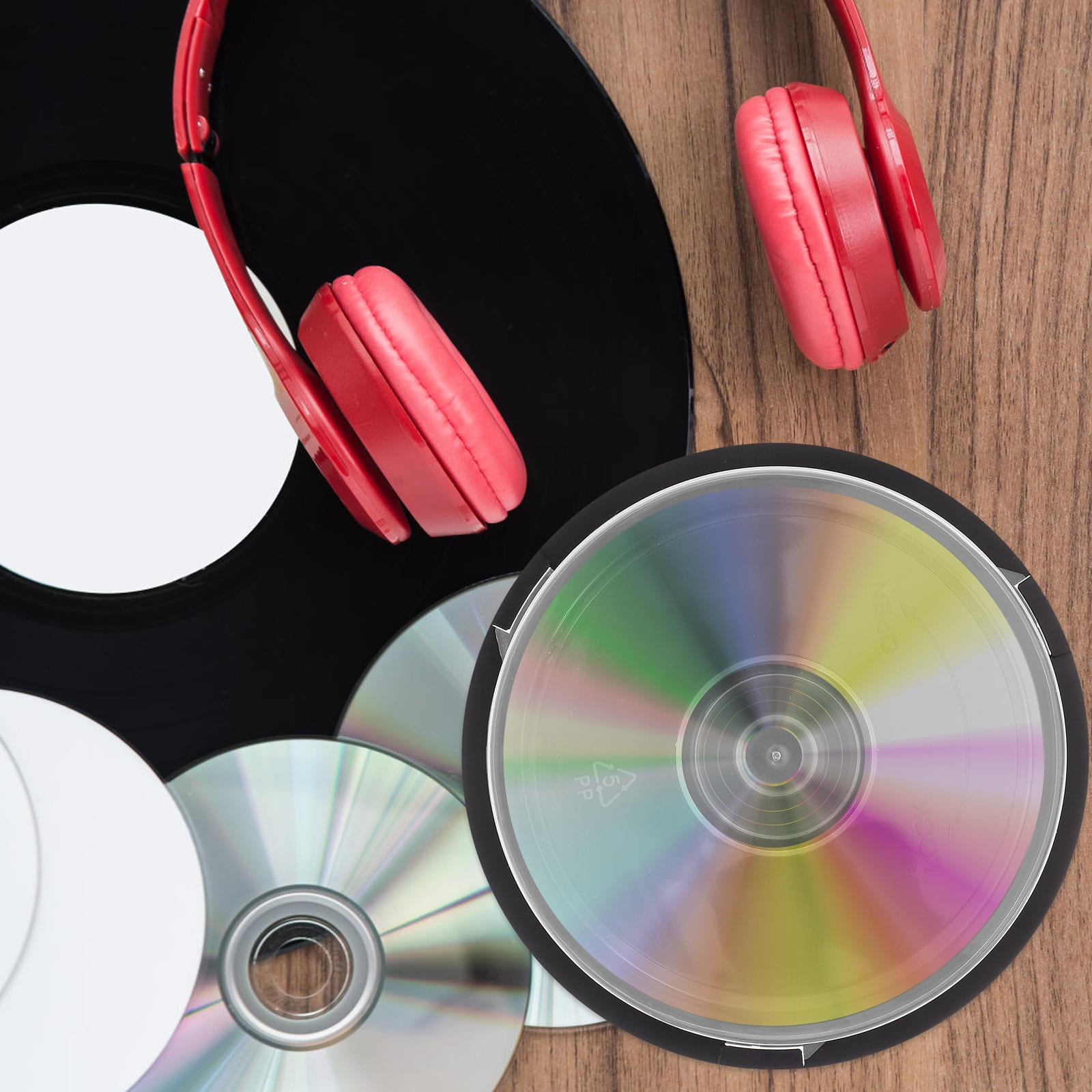 OUNONA Household Cd Packing Box Cd Carrier Plastic Cd Box Dvd Carrying ...