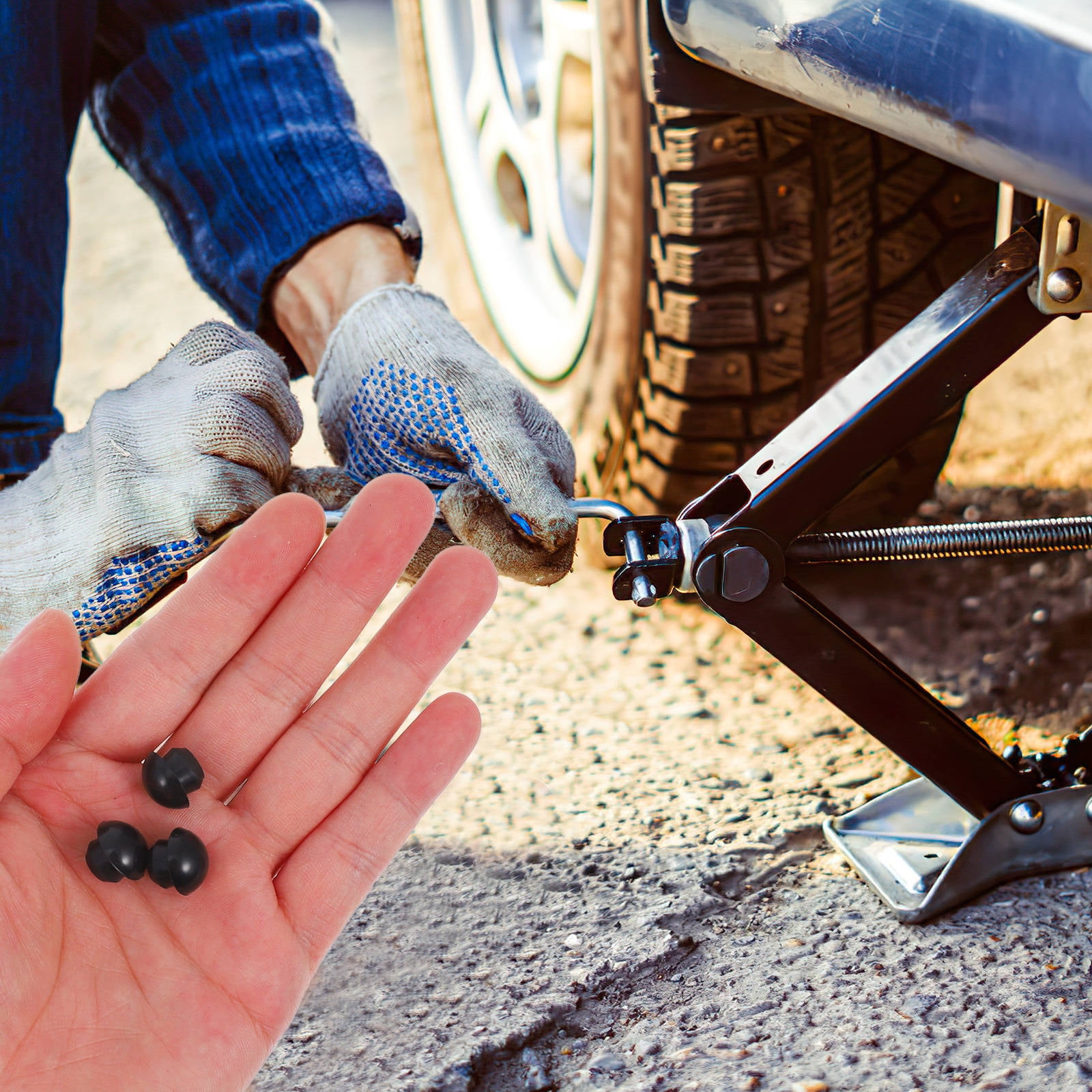 OUNONA Hydraulic Jack Rubber Stopper for Oil Filler Plugs Universal ...