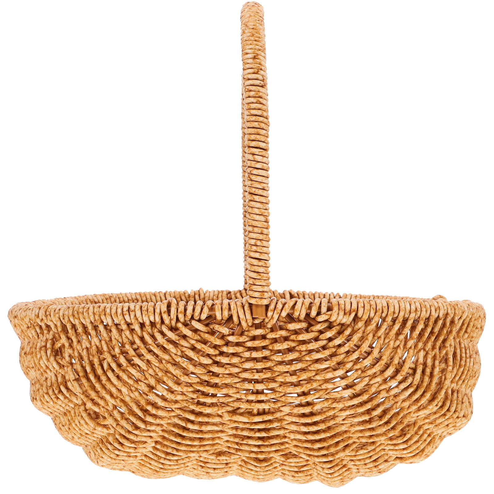 OUNONA Imitation Rattan Fruits Basket Vegetable Basket Picnic Basket ...