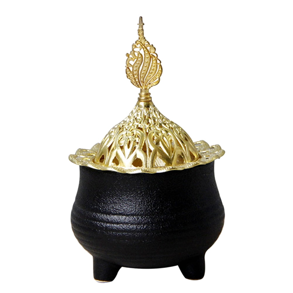 OUNONA Incense Burner Holder Charcoal Ceramic Bakhoor Cone Mabkhara ...