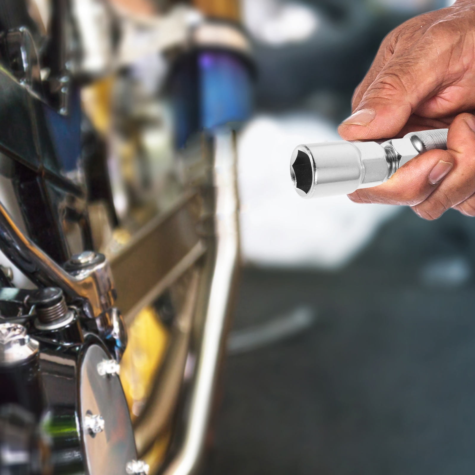 OUNONA Indoor Cycling Crank Puller Tool Square Bottom Bracket Remover ...