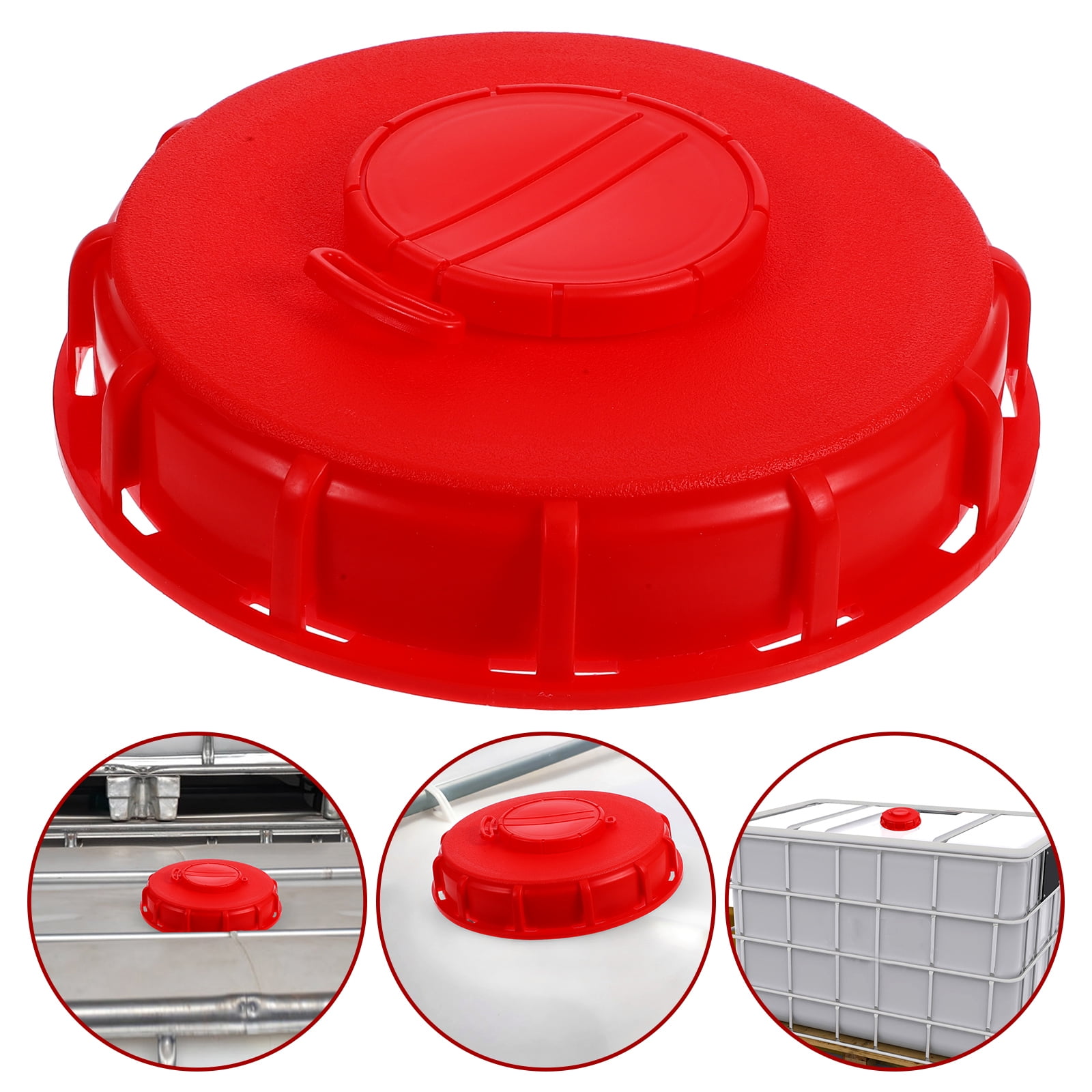 OUNONA Industrial IBC Tote Lid with Valve 1000L 16.2cm Diameter IBC Can ...