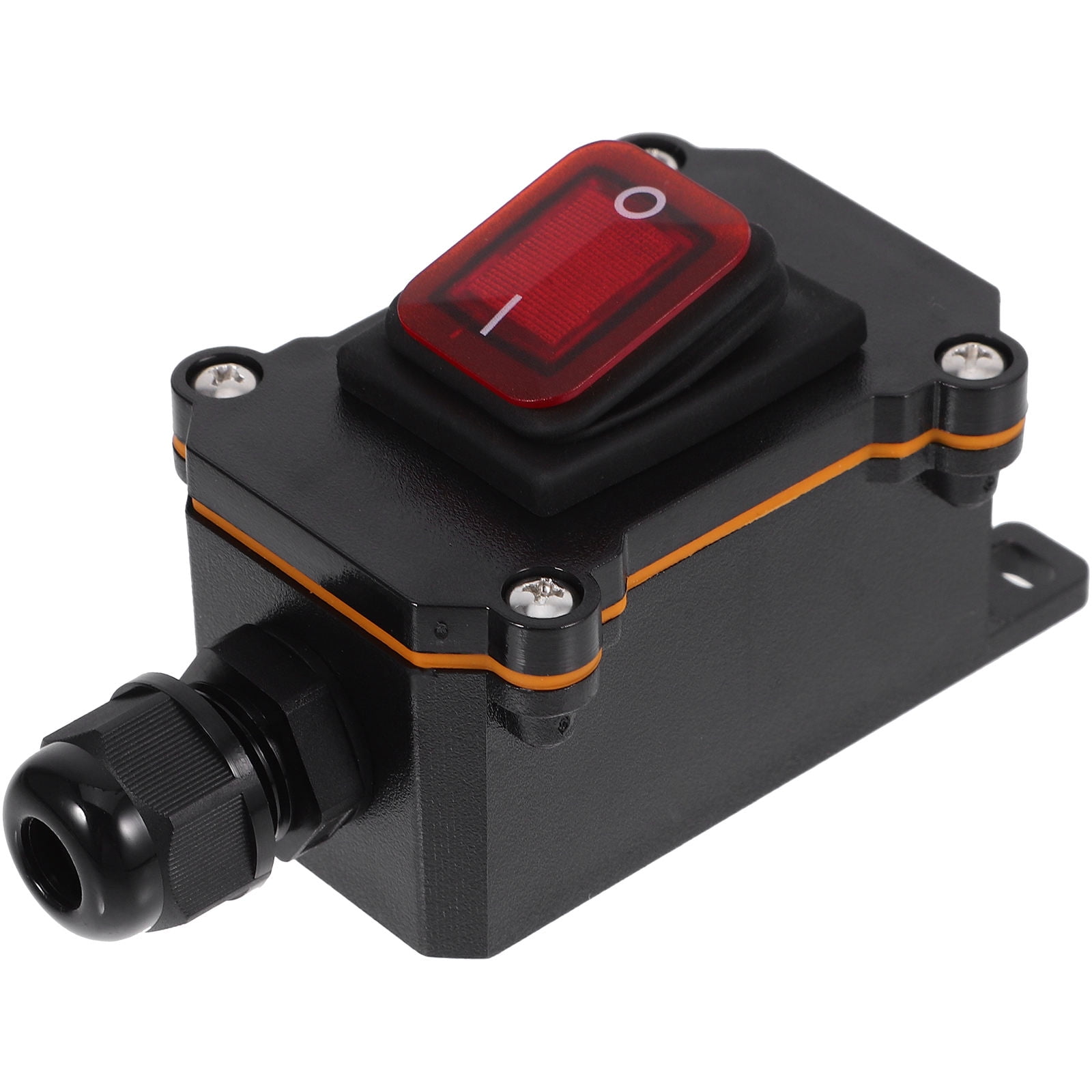 OUNONA Inline Cord Toggle Switch On Off Toggle Switch Outdoor Heavy Duty Rocker Button - Walmart.com