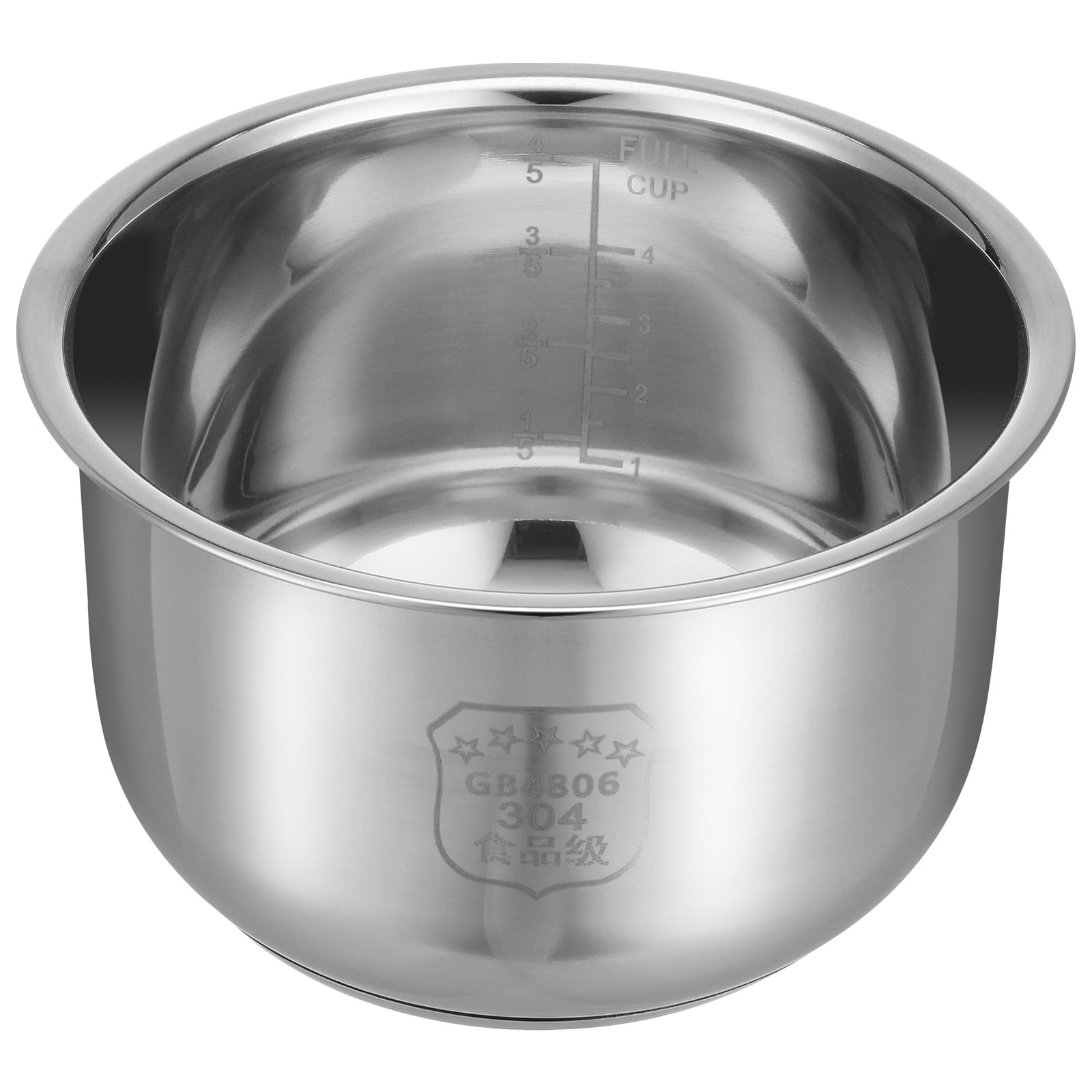 OUNONA Inner Cooking Pot Universal Inner Pot Stainless Steel Inner Pot ...