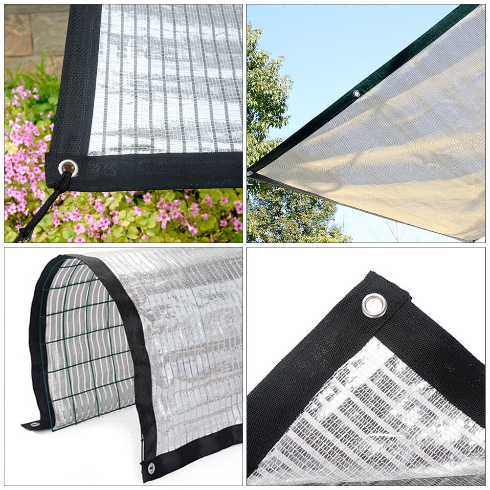 OUNONA Insulation Net Solar Lights Outdoor Privacy Fence Screen Tarps ...