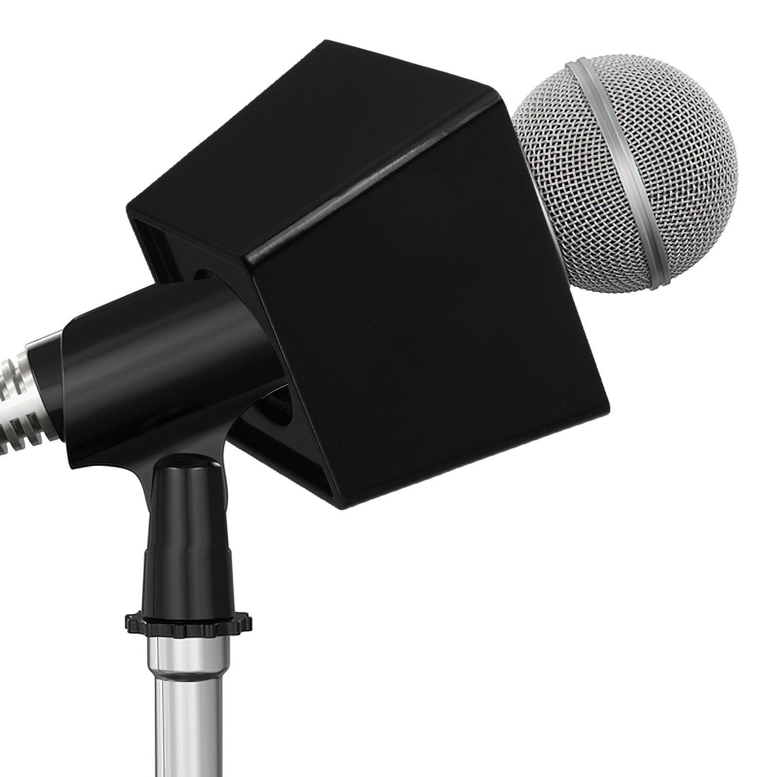 OUNONA Interview Microphone Flag Station Logo Box Prop Journalists ...