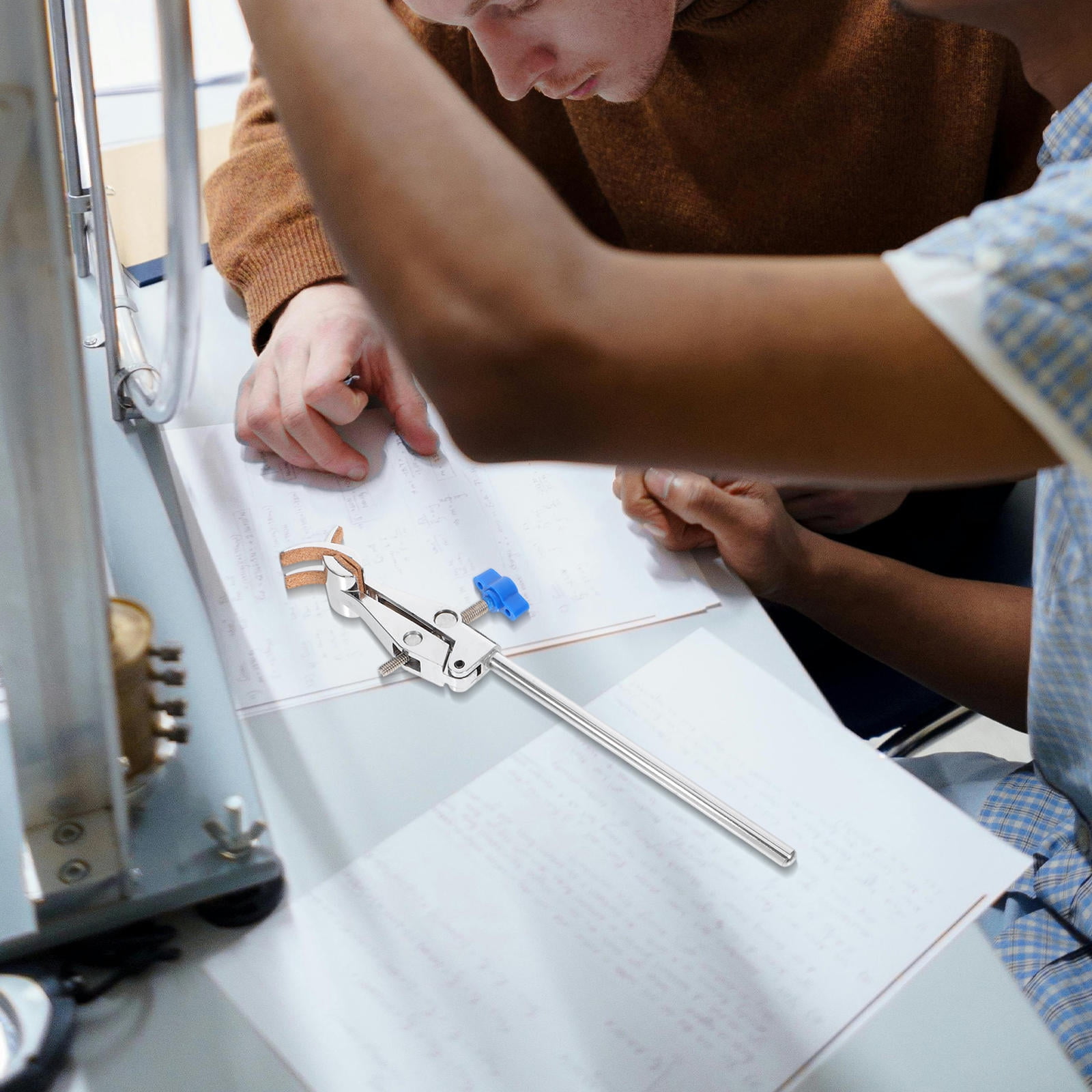 OUNONA Iron 4 Prong Laboratory Clamp Cork Lined Prong Clamp for Lab Use ...